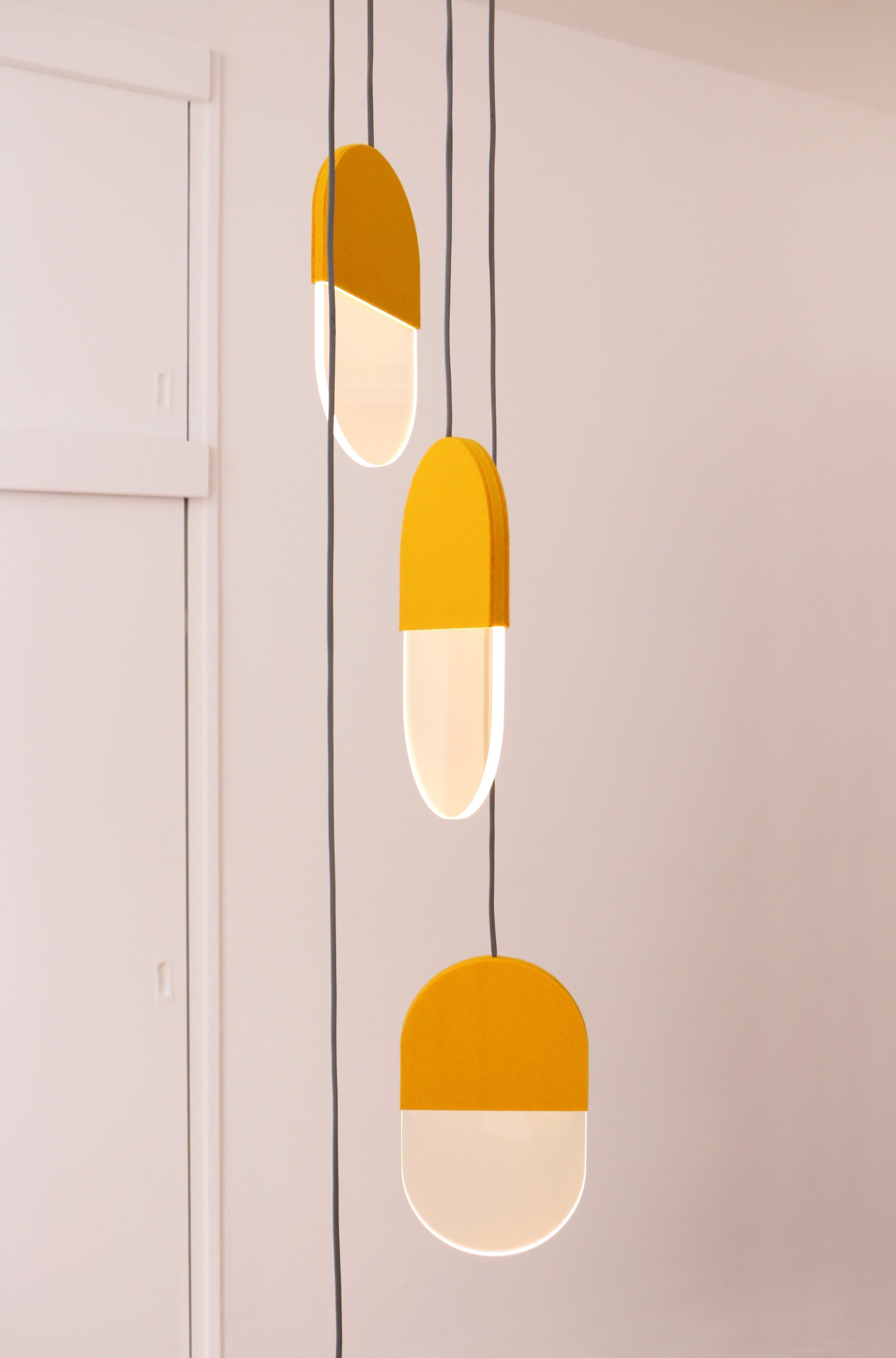 LED felt pendant lamp SLAB 20.3 Slab Collection By ANDlight design ...