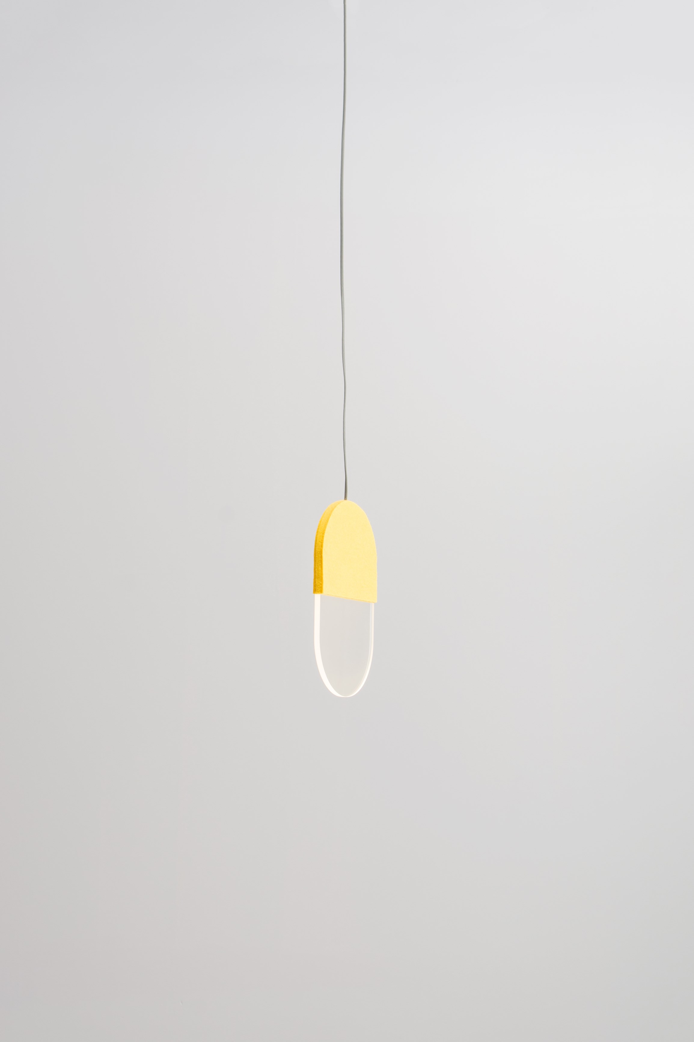 LED felt pendant lamp SLAB 20 Slab Collection By ANDlight design Lukas Peet