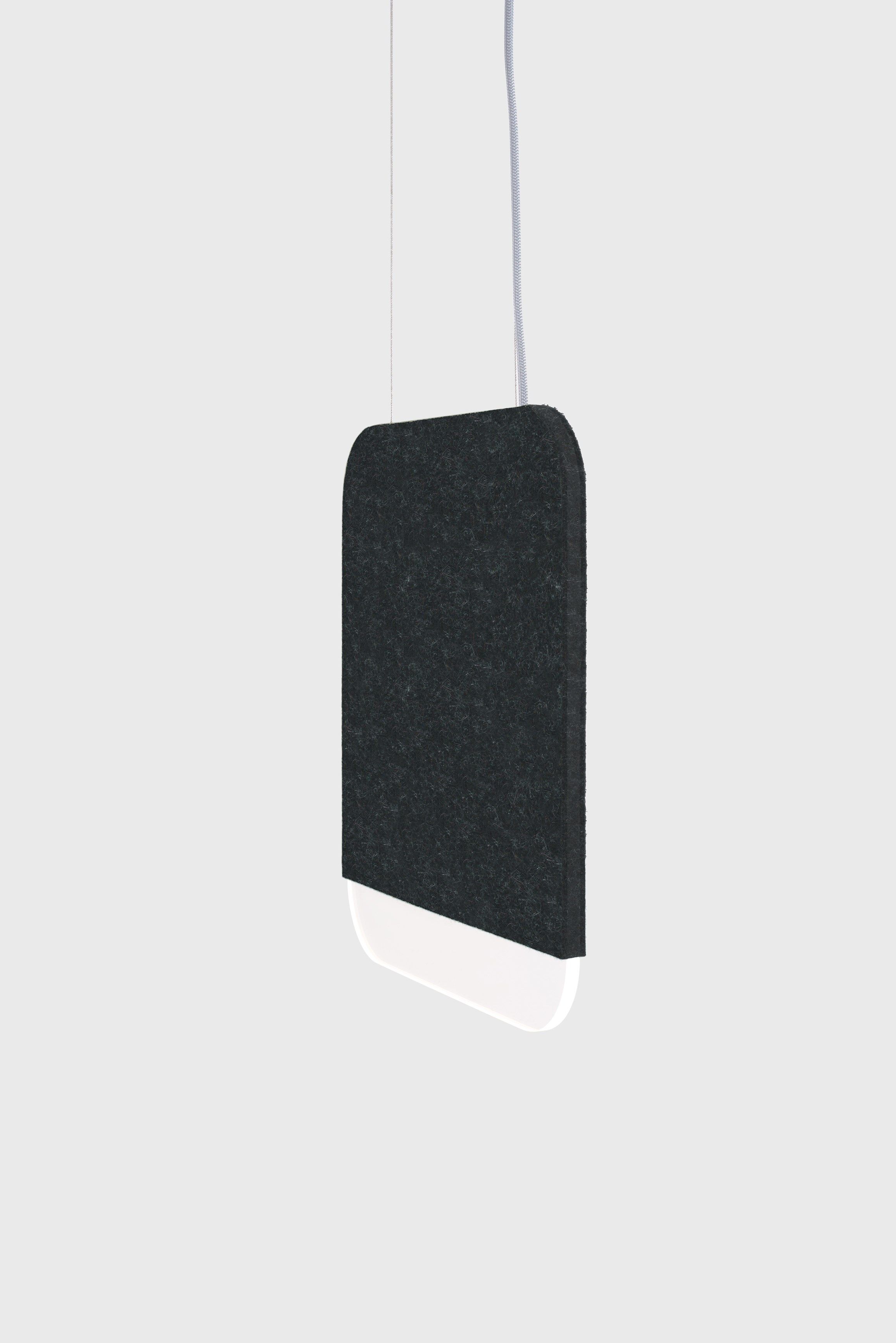 LED felt pendant lamp SLAB 30 Slab Collection By ANDlight design Lukas Peet