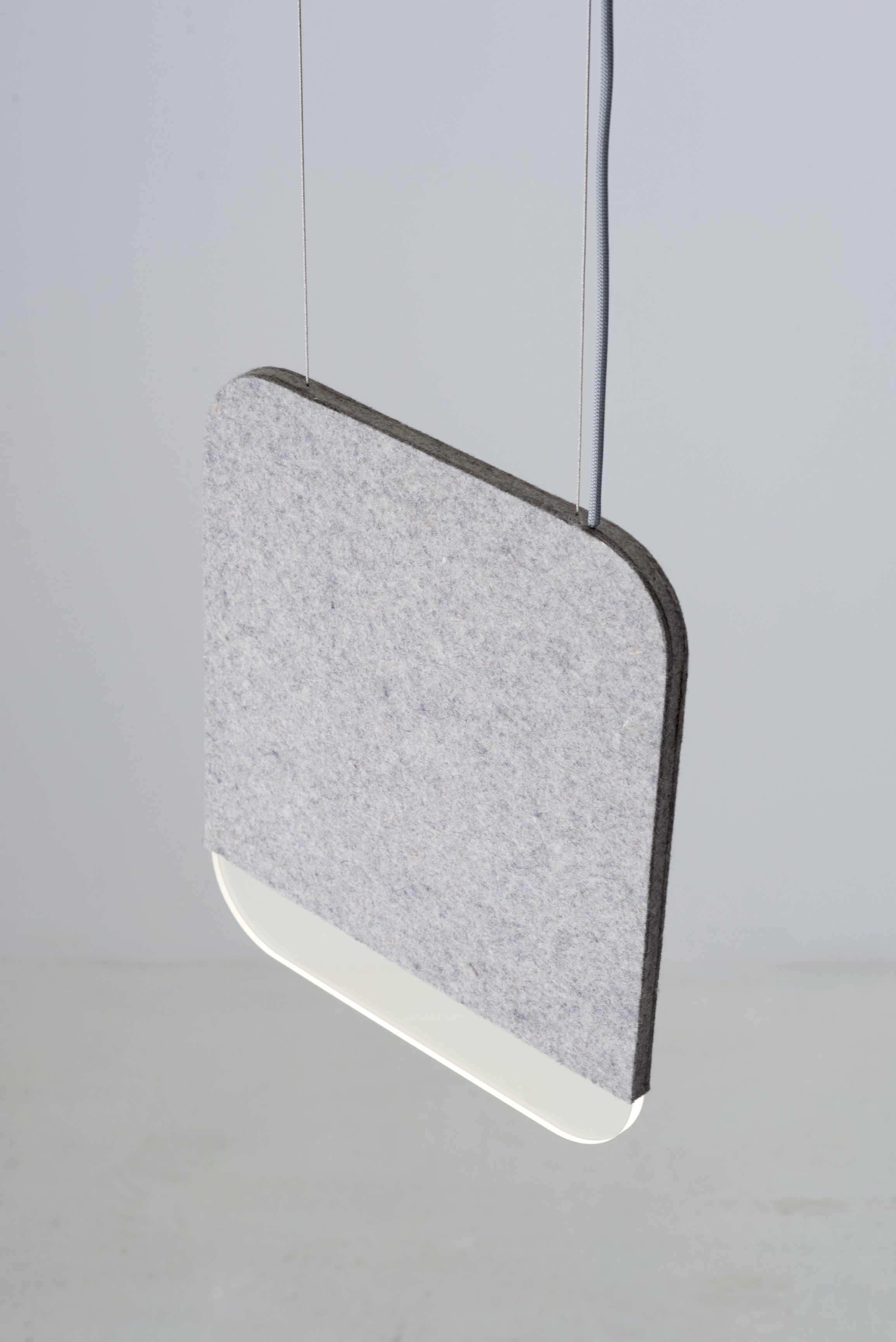 LED felt pendant lamp SLAB 30 Slab Collection By ANDlight design Lukas Peet
