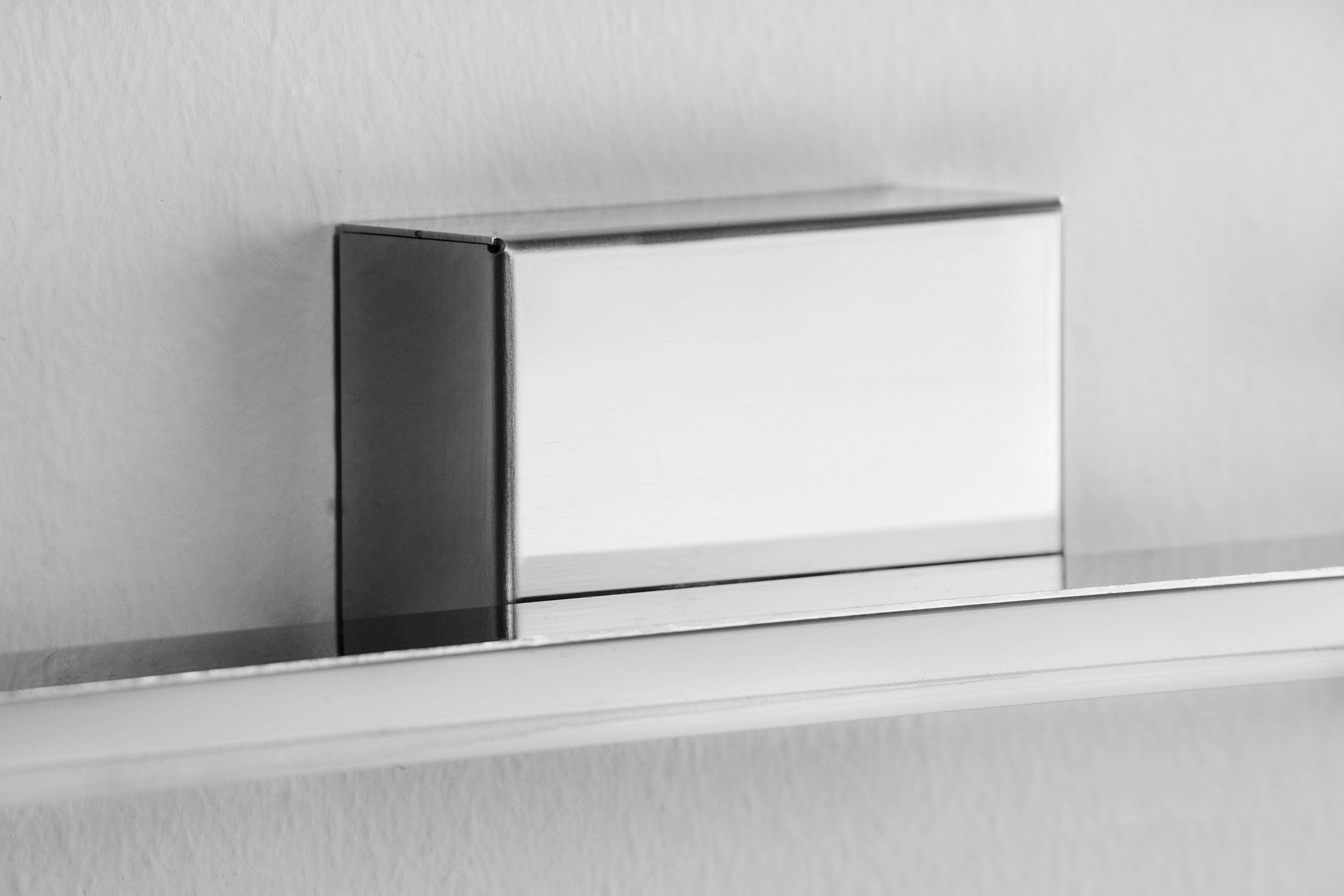 LED steel Mirror lamp SLASH By Ledevò