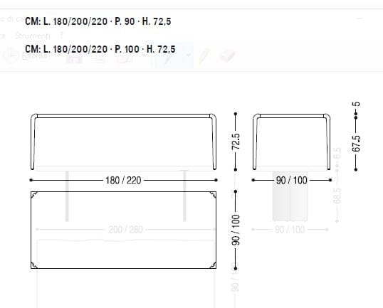 SLEEK | Table By Riva 1920 design Karim Rashid