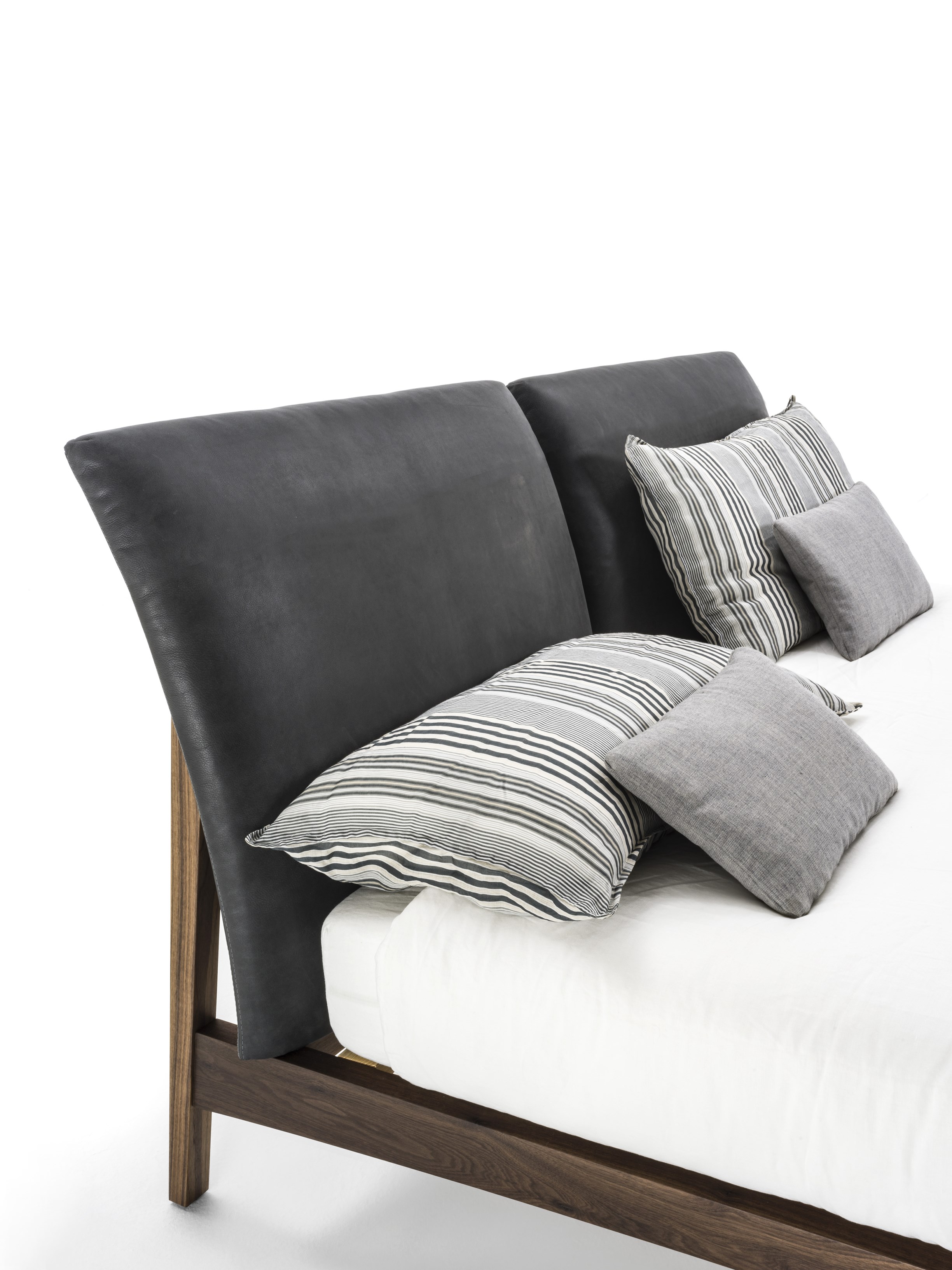 Double bed with upholstered headboard SLEEPY By Riva 1920 design VEGNI ...