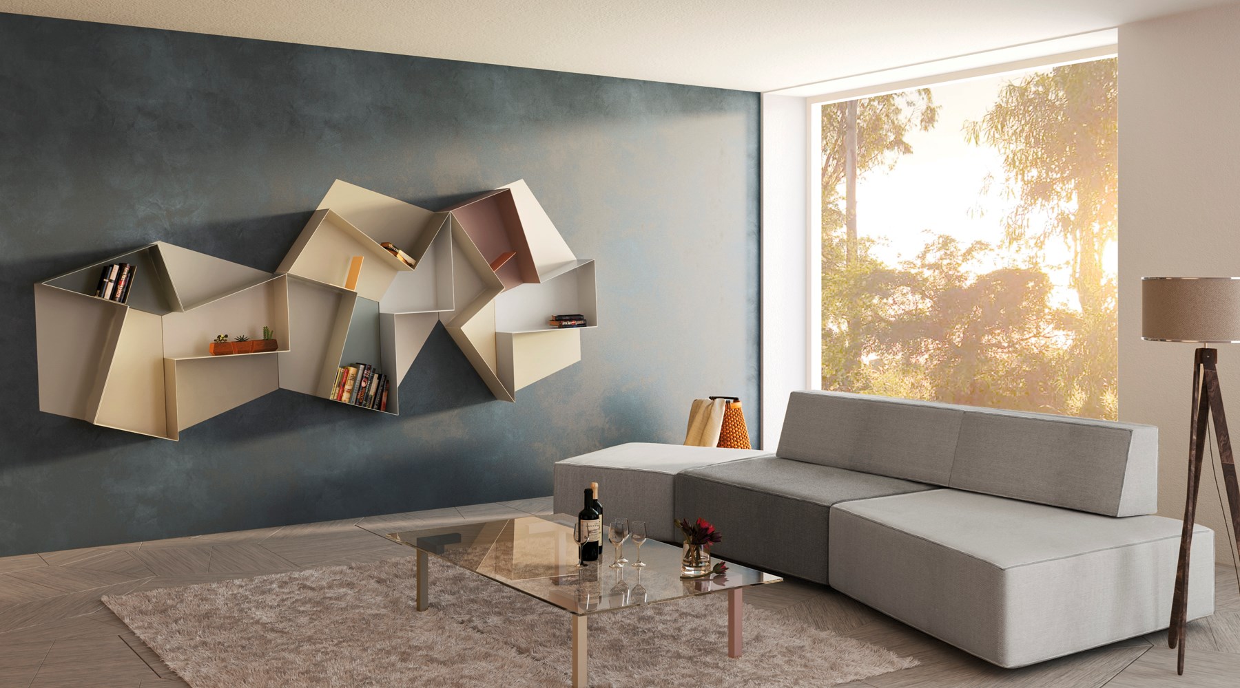 SLIDE | Bookcase By Lago design Daniele Lago