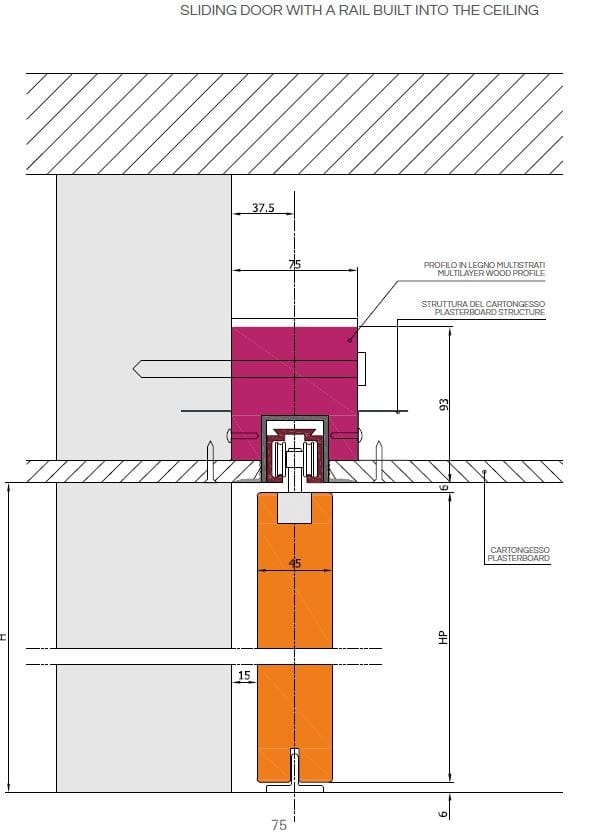 Sliding door SLIDE-OUT By PLAN®