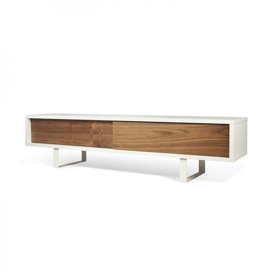 TV cabinet with sliding doors SLIDE By TemaHome design Nuno Henriques