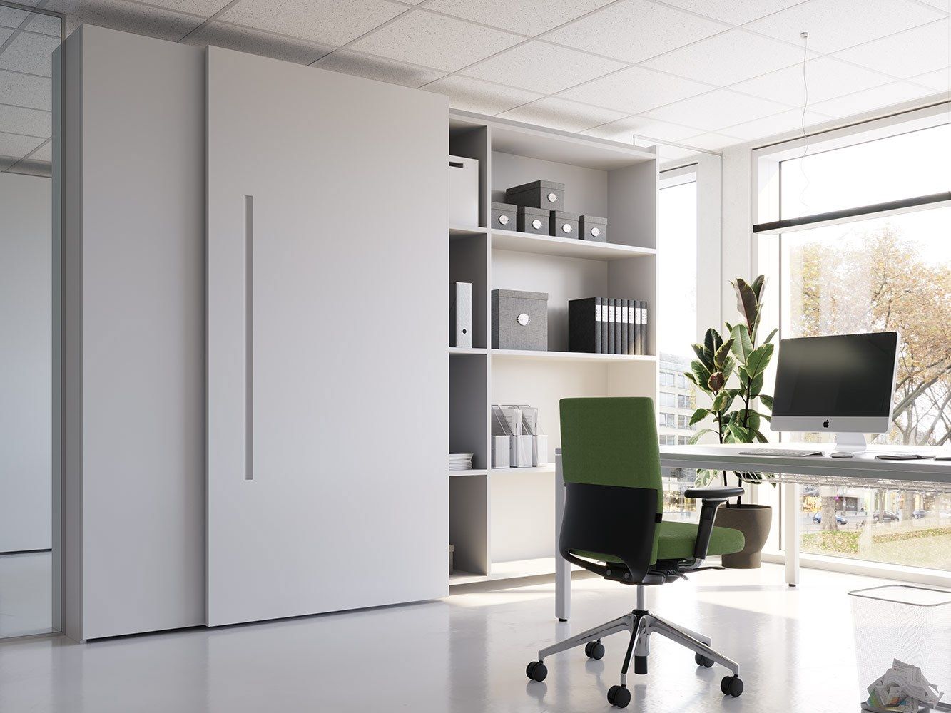 Cabinet doors opening systems SLIDER M50 By SALICE