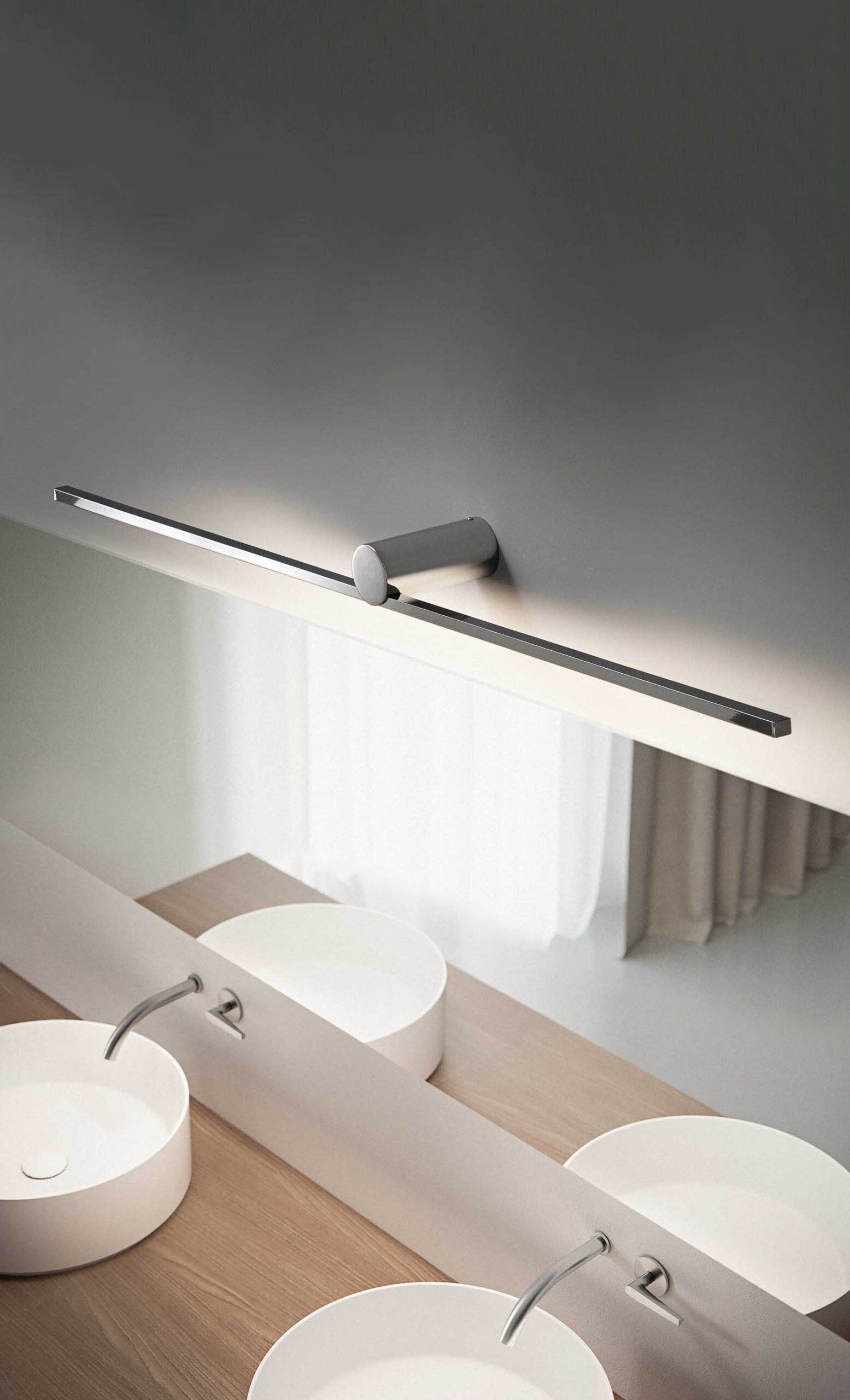 SLIGHT LED Mirror lamp By Olev | design Massimo Tonetto
