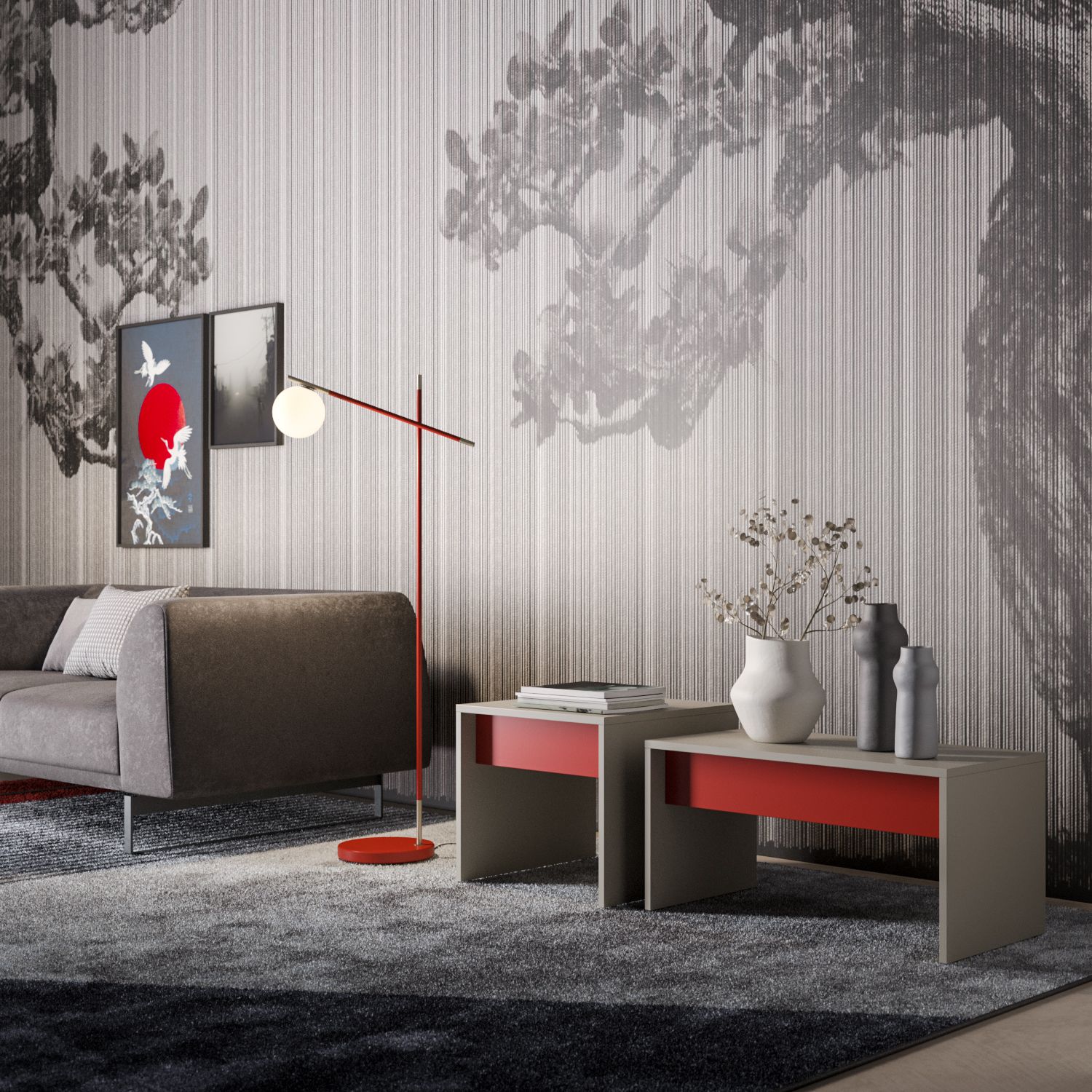 SLIM Wooden coffee table By PROF