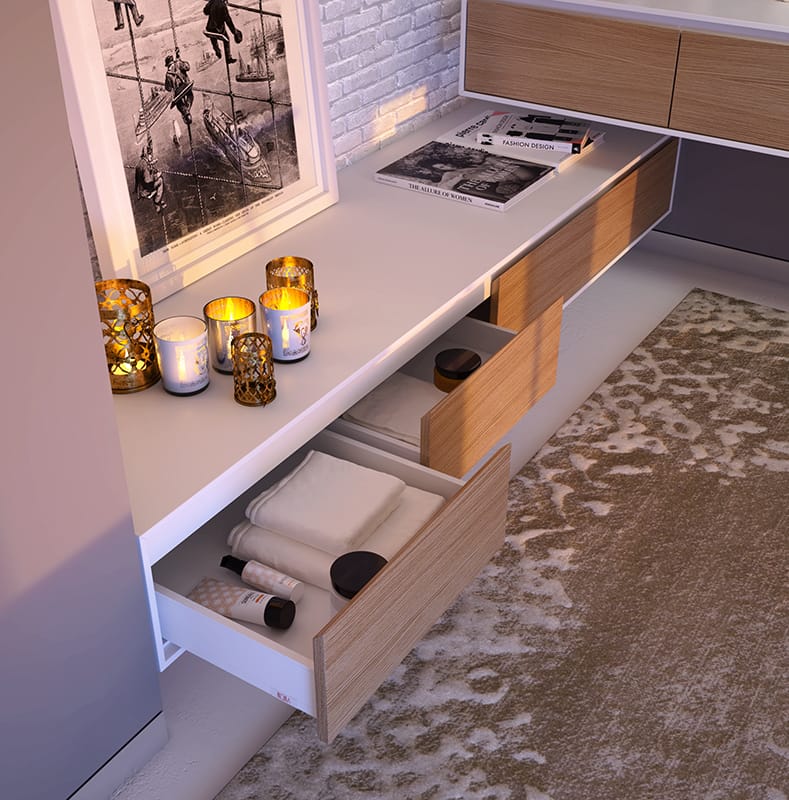 SLIM LINE | Double vanity unit By MOMA Design