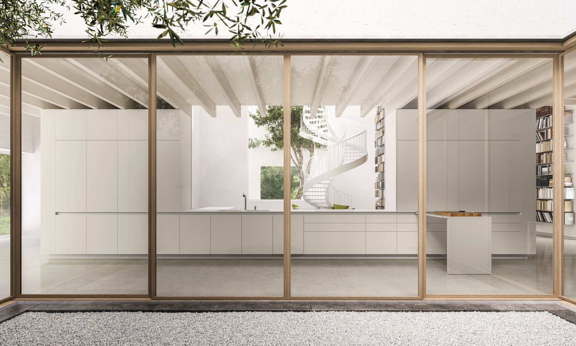 SLIM THE OPEN AIR Kitchen By Elmar | design Palomba Serafini Associati