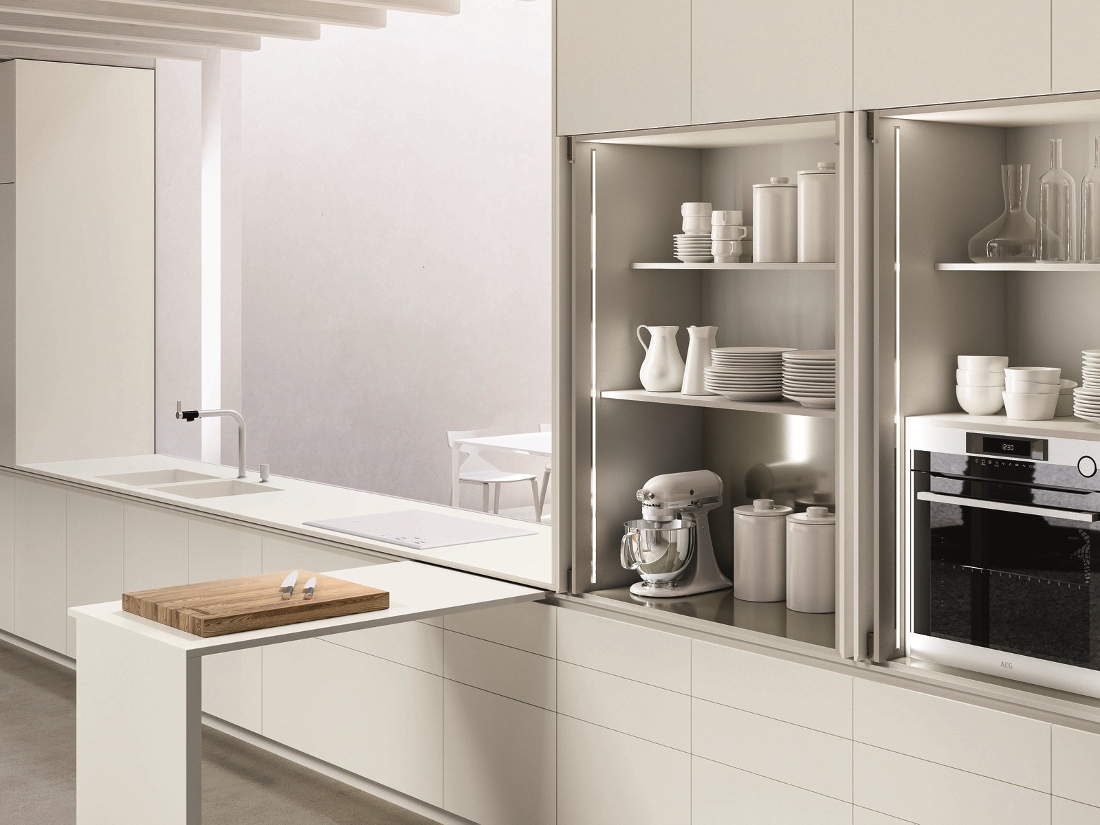 SLIM THE OPEN AIR Kitchen By Elmar | design Palomba Serafini Associati