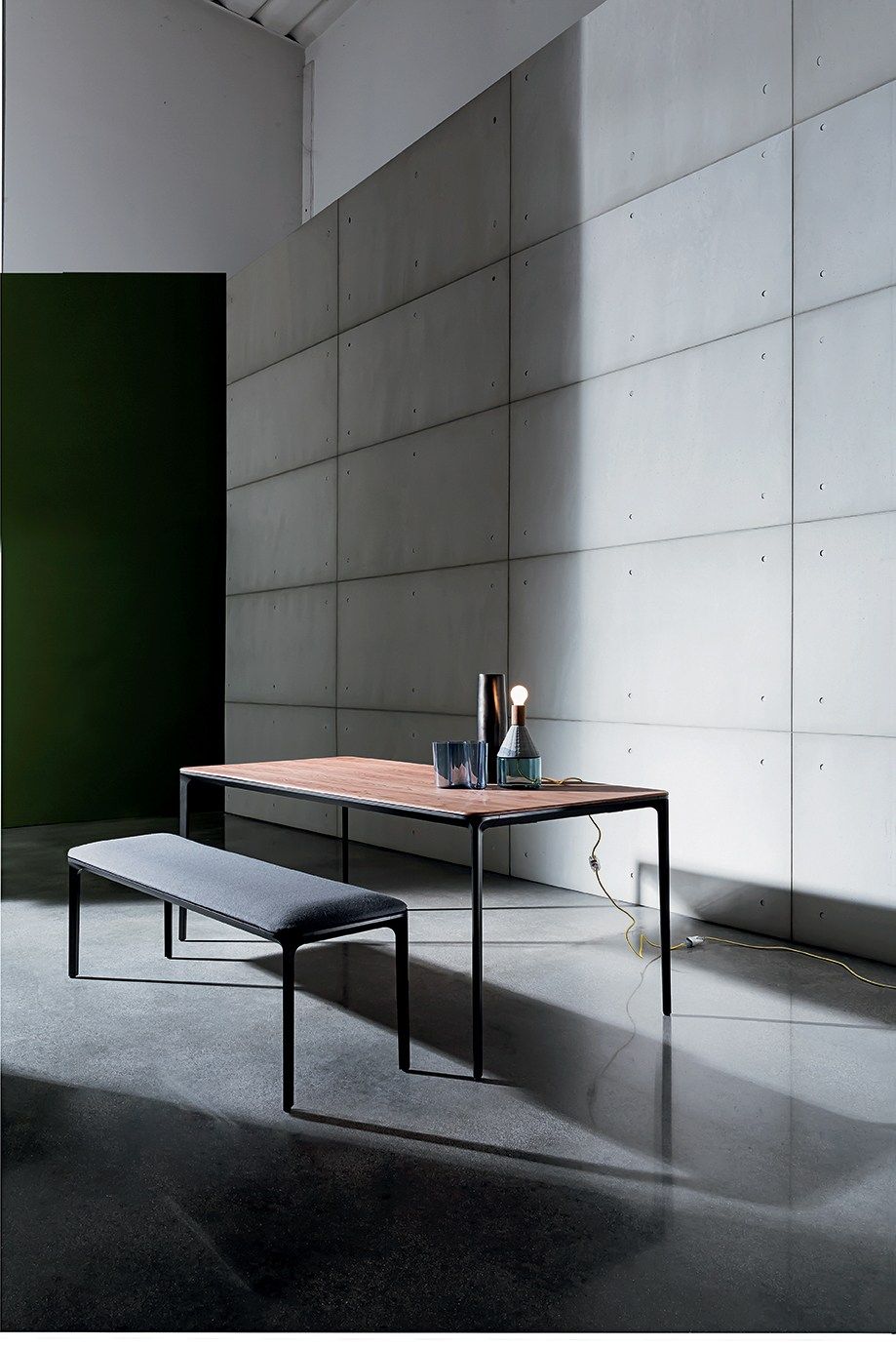 SLIM WOOD | Rectangular table By Sovet italia design Matthias Demacker