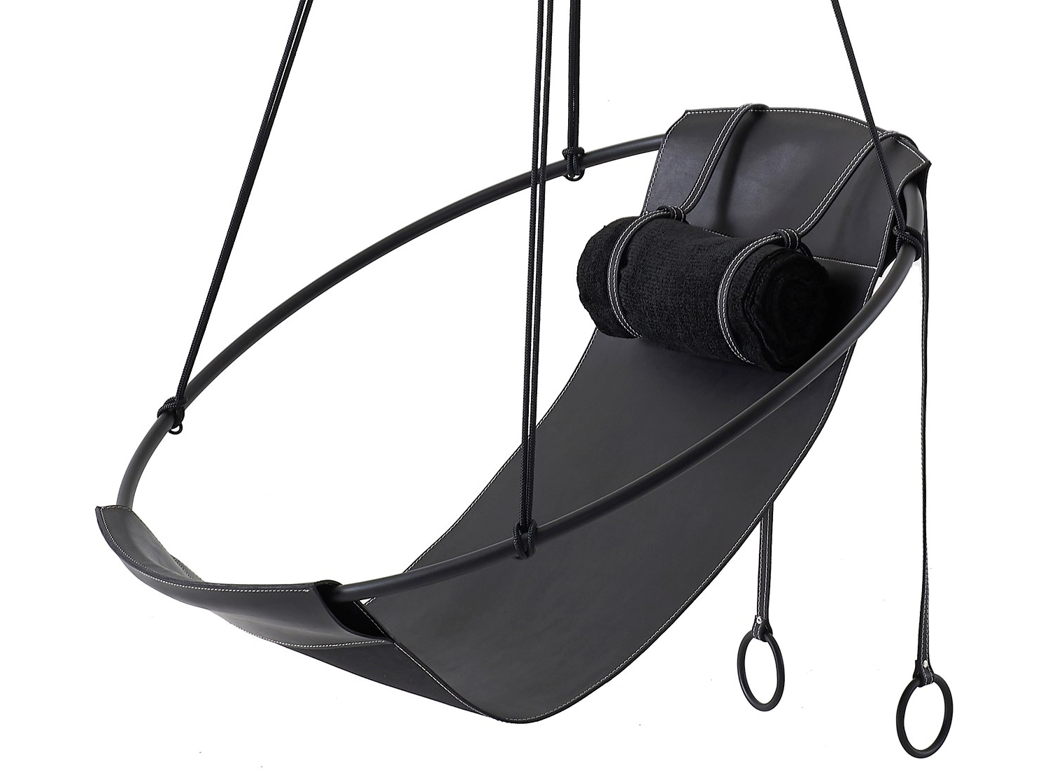 SLING THICK LEATHER armchair By Studio Stirling design Joanina Pastoll ...