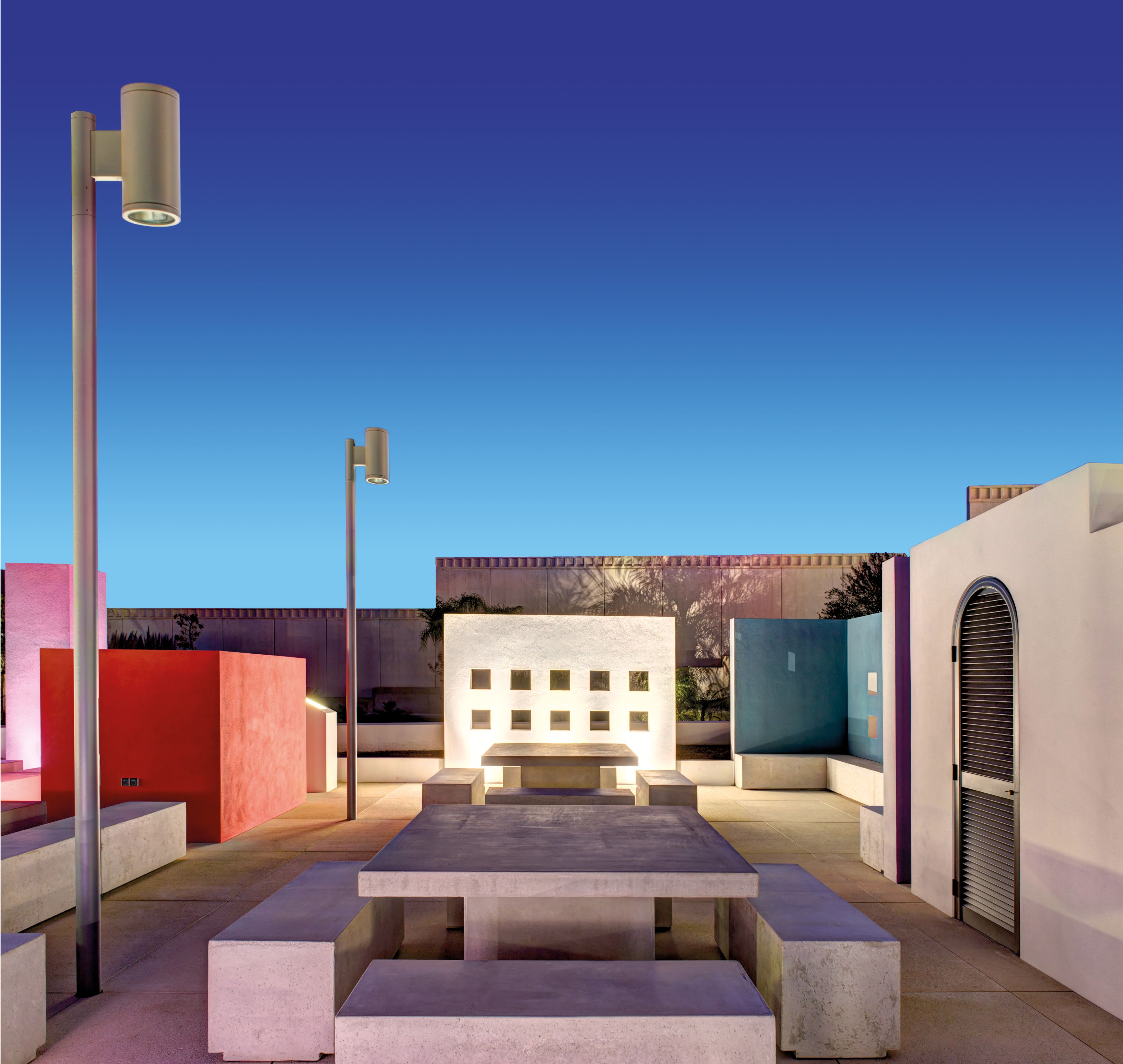 Metal halide LED aluminium street lamp SLOT PALO By SIMES