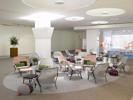 SLOW CHAIR Fabric armchair By Vitra | design Ronan & Erwan Bouroullec