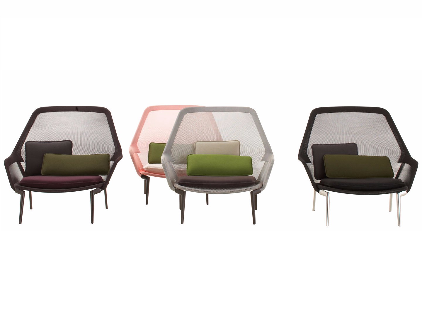 SLOW CHAIR Fabric armchair By Vitra | design Ronan & Erwan Bouroullec
