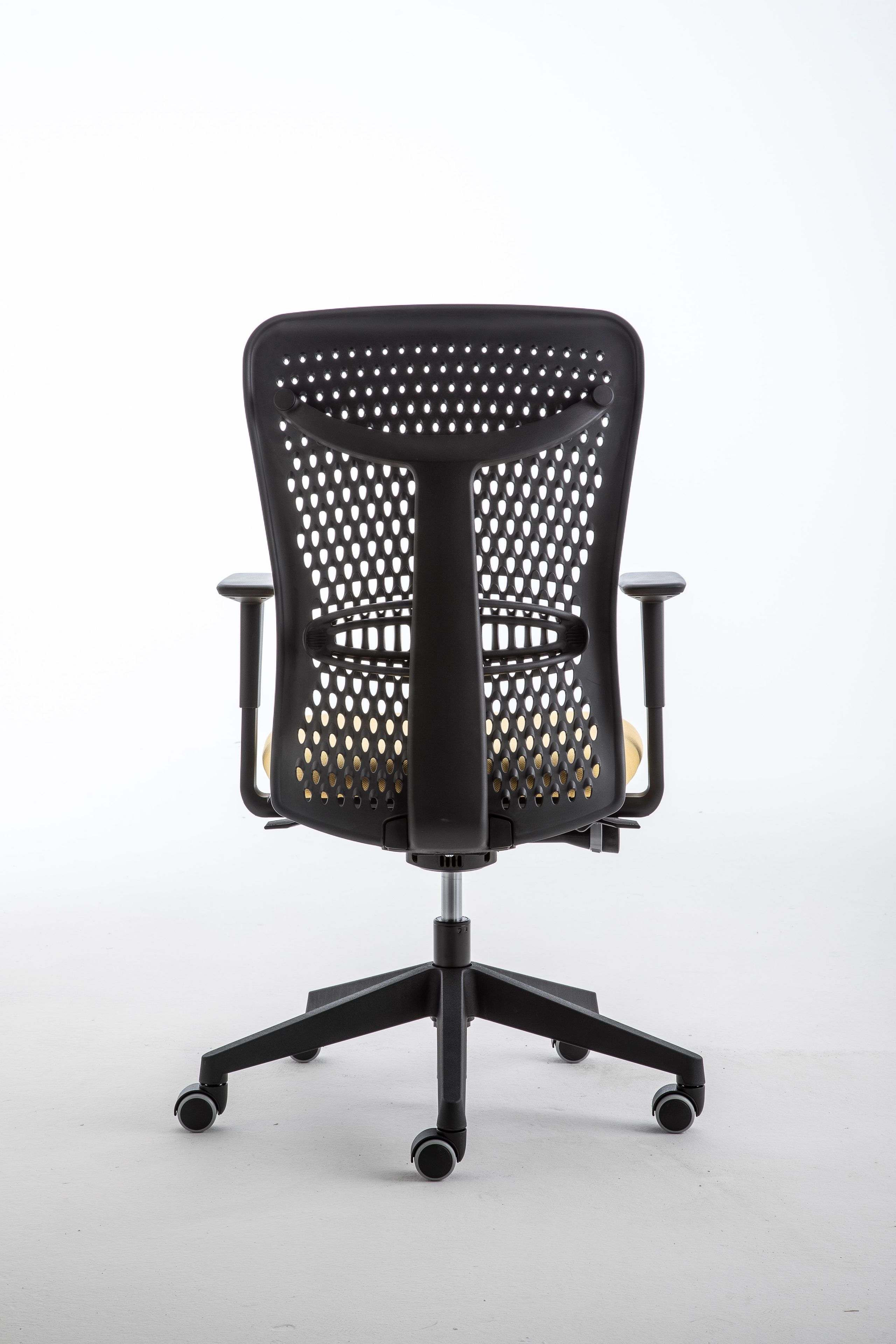 SMARTBACK Height-adjustable office chair with castors with armrests By ...