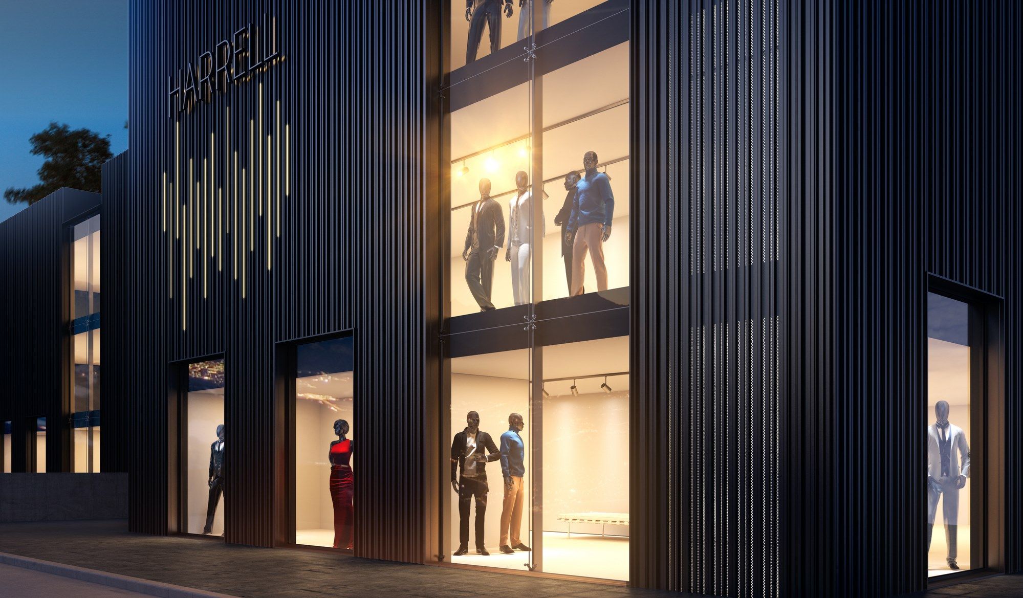 Sistema per facciata continua SMARTIA BARCODE CLADDING - Alumil ...