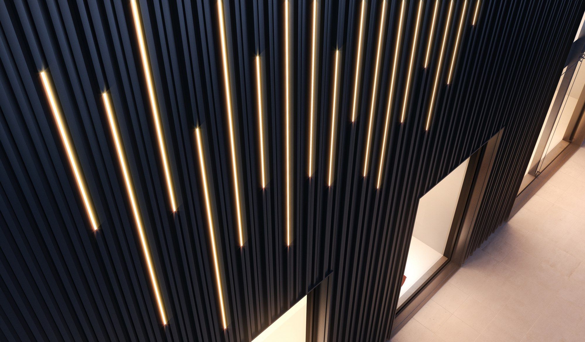 SMARTIA BARCODE CLADDING Continuous facade system By Alumil