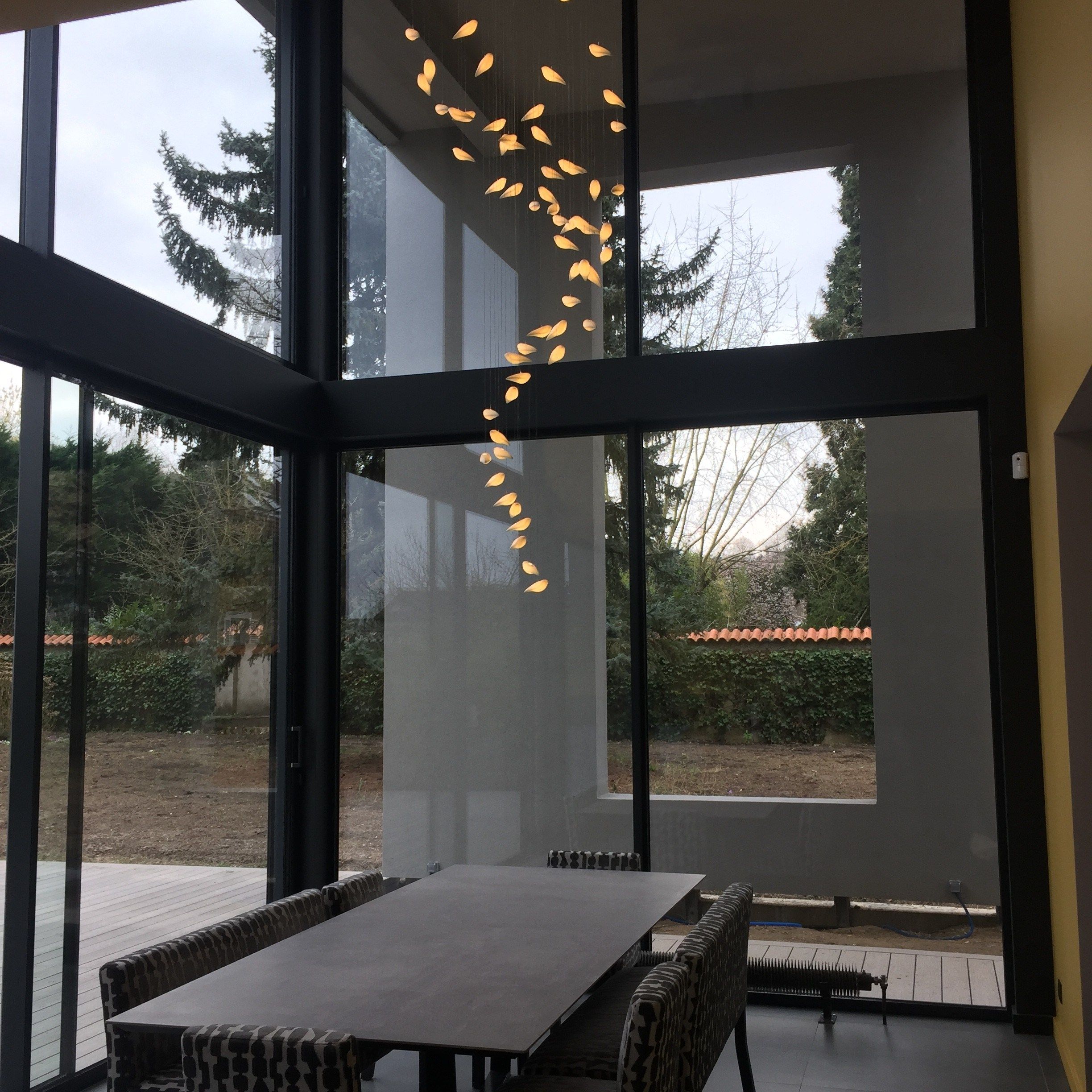 LED glass pendant lamp SMOON BIRDIE LIGHT By Beau & Bien design Sylvie ...