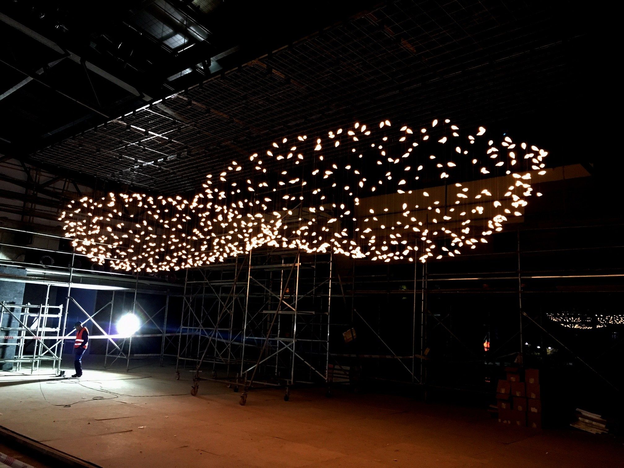 LED glass pendant lamp SMOON BIRDIE LIGHT By Beau & Bien design Sylvie ...