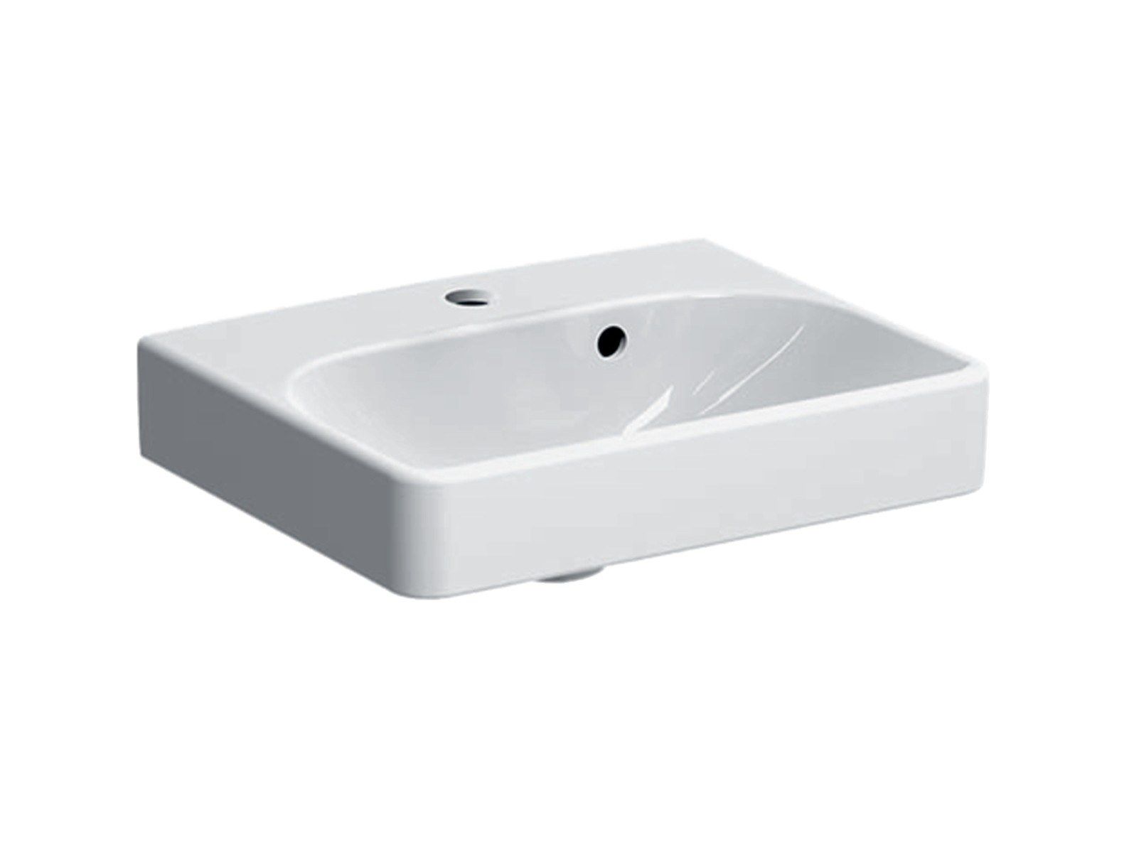 SMYLE SQUARE | Handrinse basin with overflow By Geberit