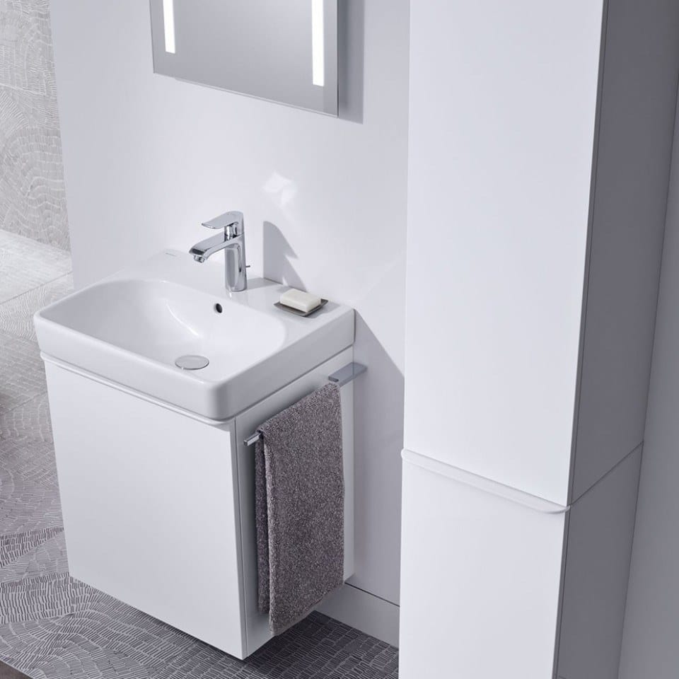 SMYLE SQUARE | Vanity unit with doors By Geberit