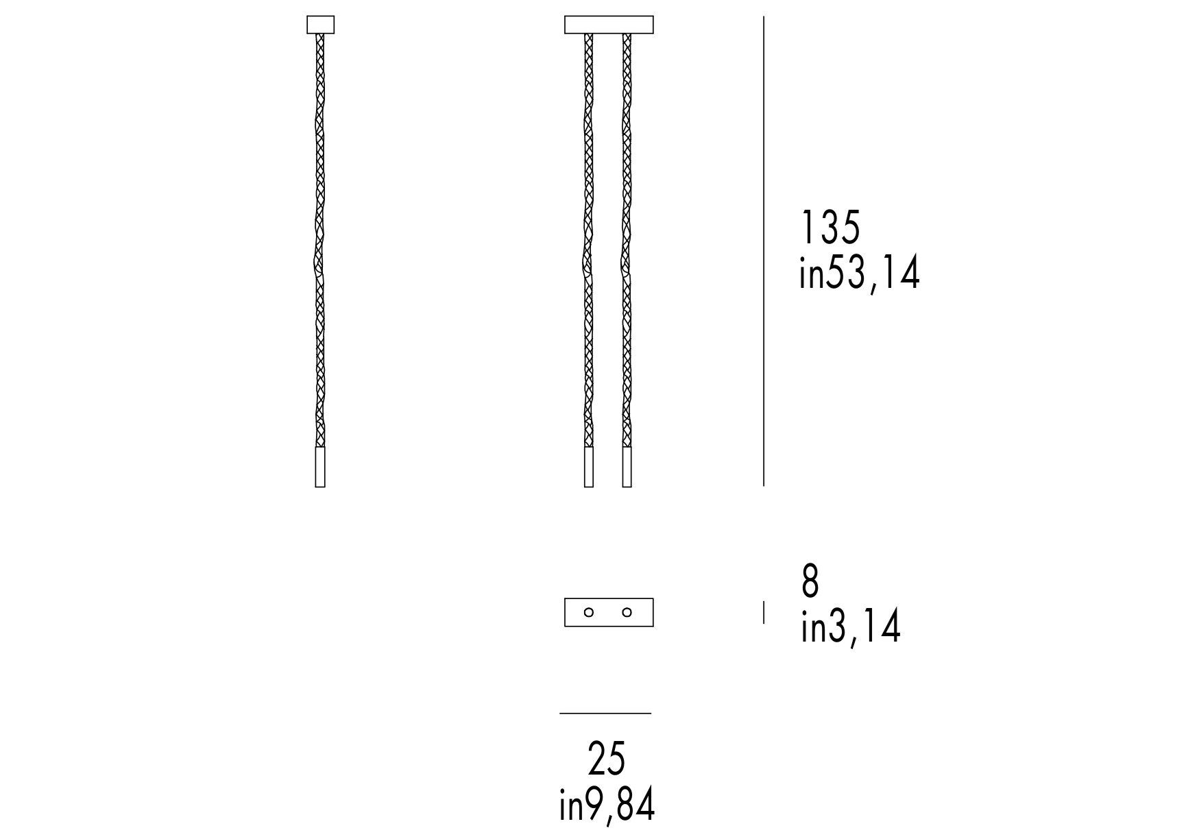 SNAKE | Adjustable ceiling lamp By Grilli