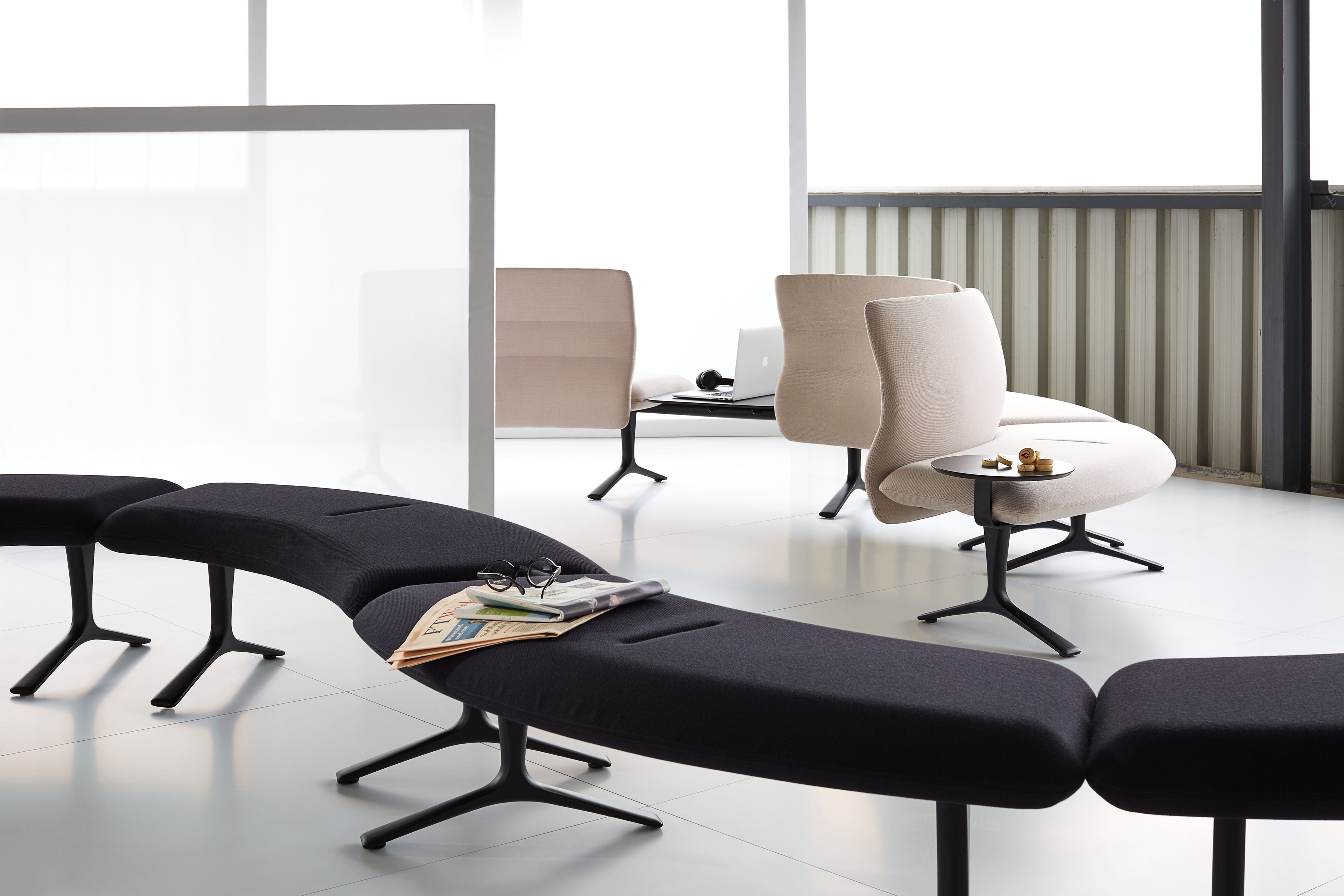 Sectional curved fabric sofa SNAKE Mewa Collection By VAGHI design ...