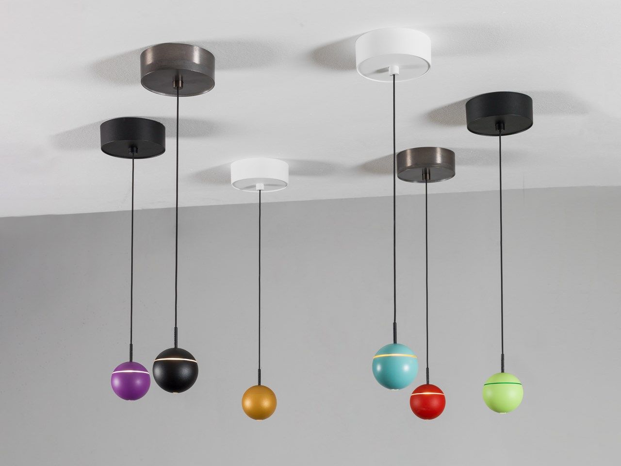 SNOOKER CANOPY LED adjustable pendant lamp By PROLICHT