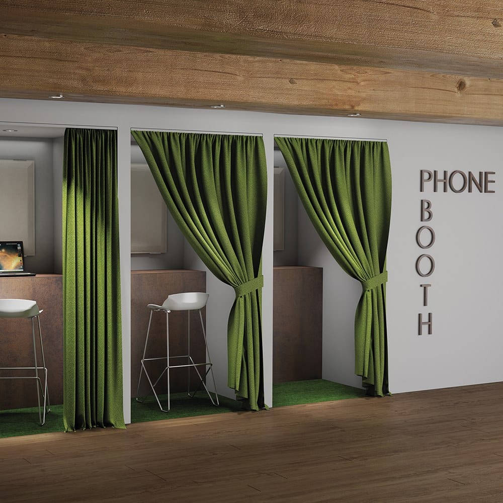 SNOWCURTAINS fabric By Caimi Brevetti