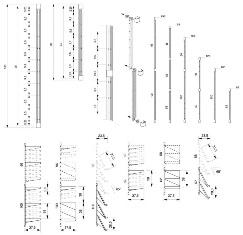 SOCRATE DISPLAY | Wall-mounted retail display unit Wall-mounted one ...