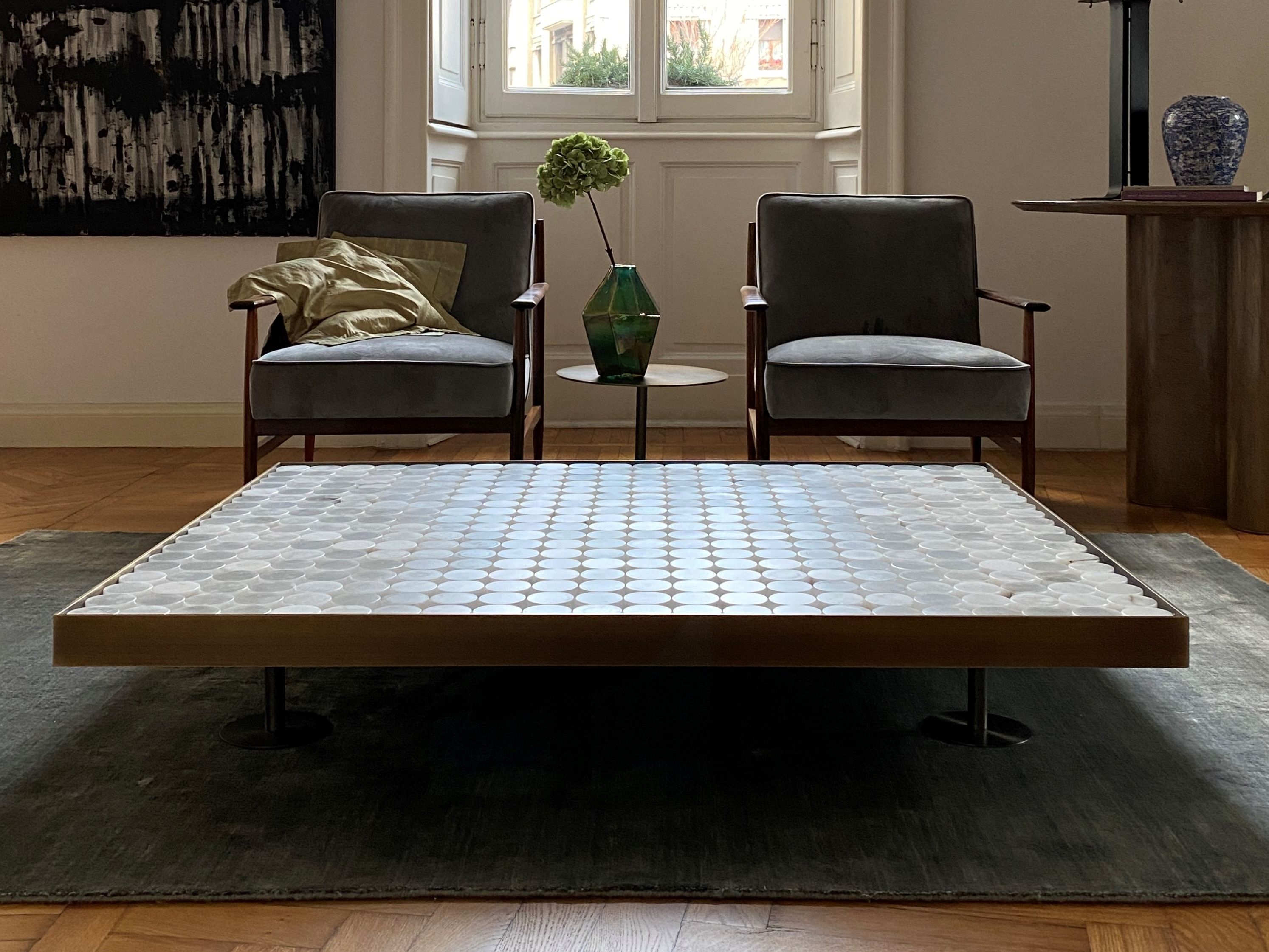 SOFIA | Alabaster coffee table By mg12 design Monica Freitas Geronimi