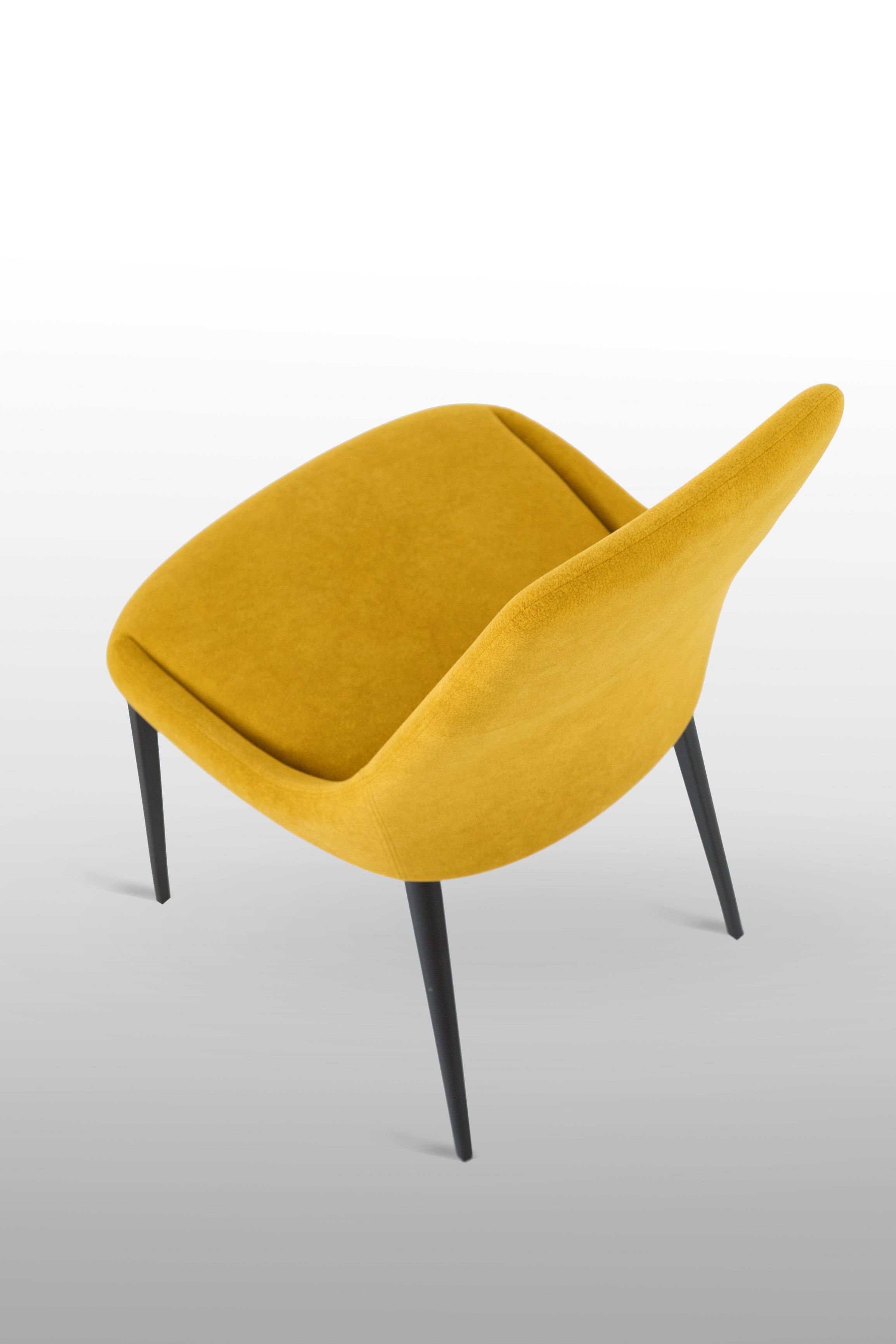 SOFIA | High-back chair Upholstered fabric chair By RIFLESSI