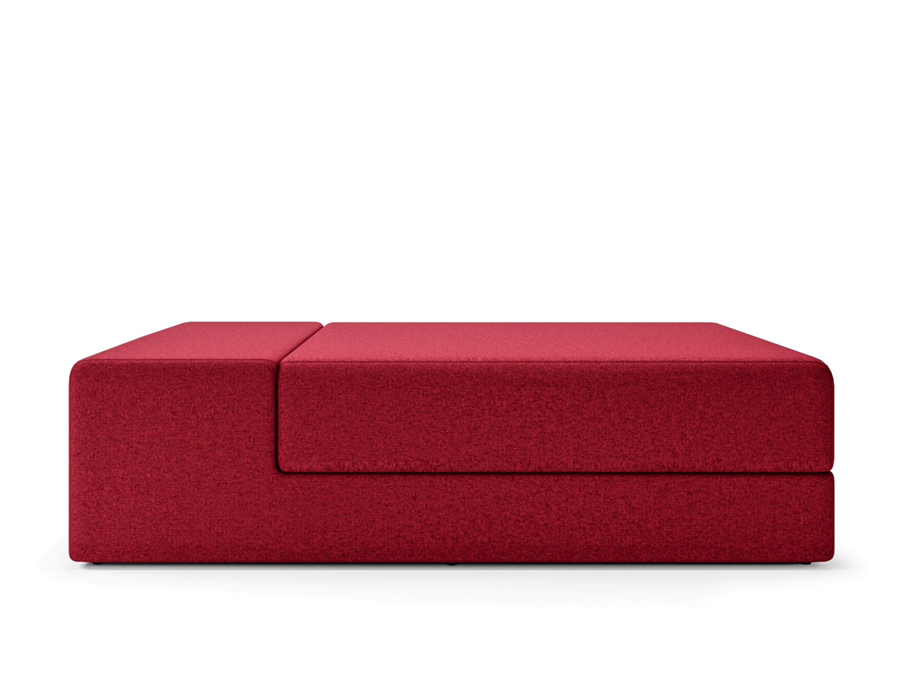 SOFT CORNERS Sectional fabric pouf By Cassina