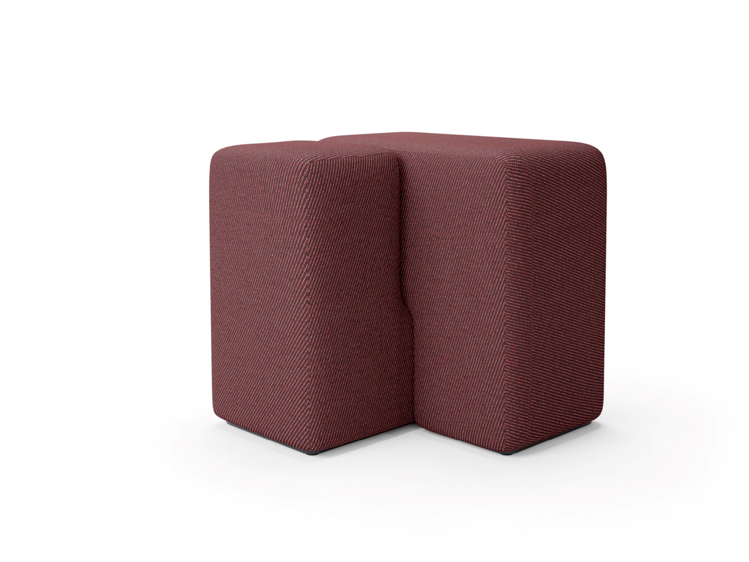 SOFT CORNERS Sectional fabric pouf By Cassina