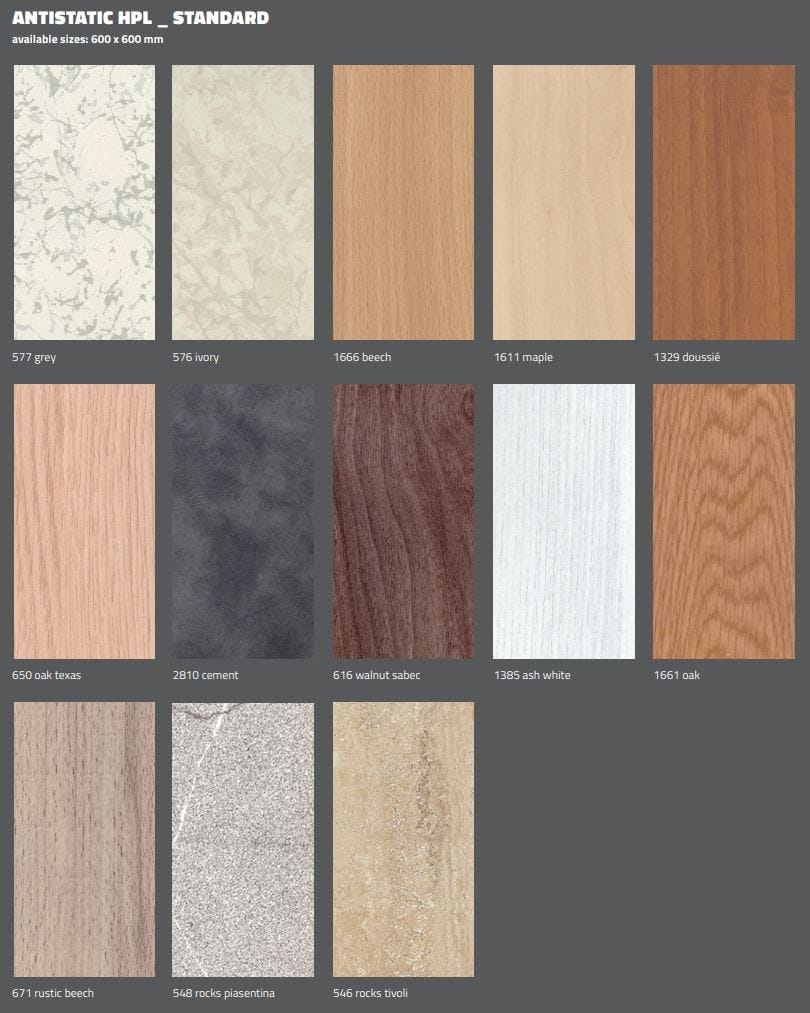 CALCIUM SULPHATE PANELS Raised flooring By CBI Europe