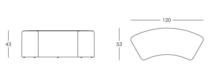 SOFT SNAKE panca By SLIDE