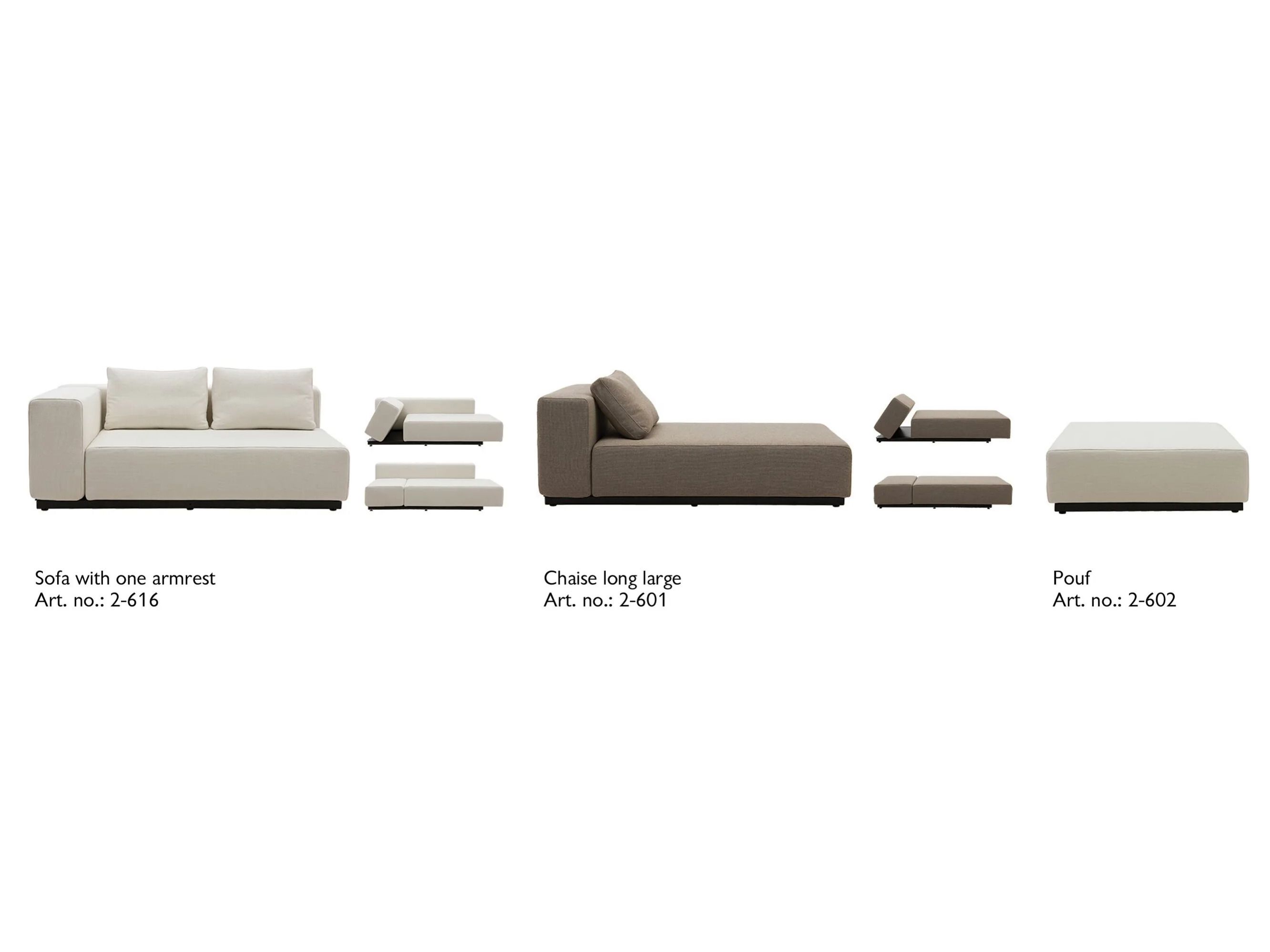 NEVADA Sectional sofa By SOFTLINE | design Busk + Hertzog