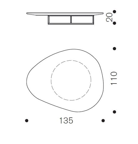 SOGLINO Coffee table By FIORONI