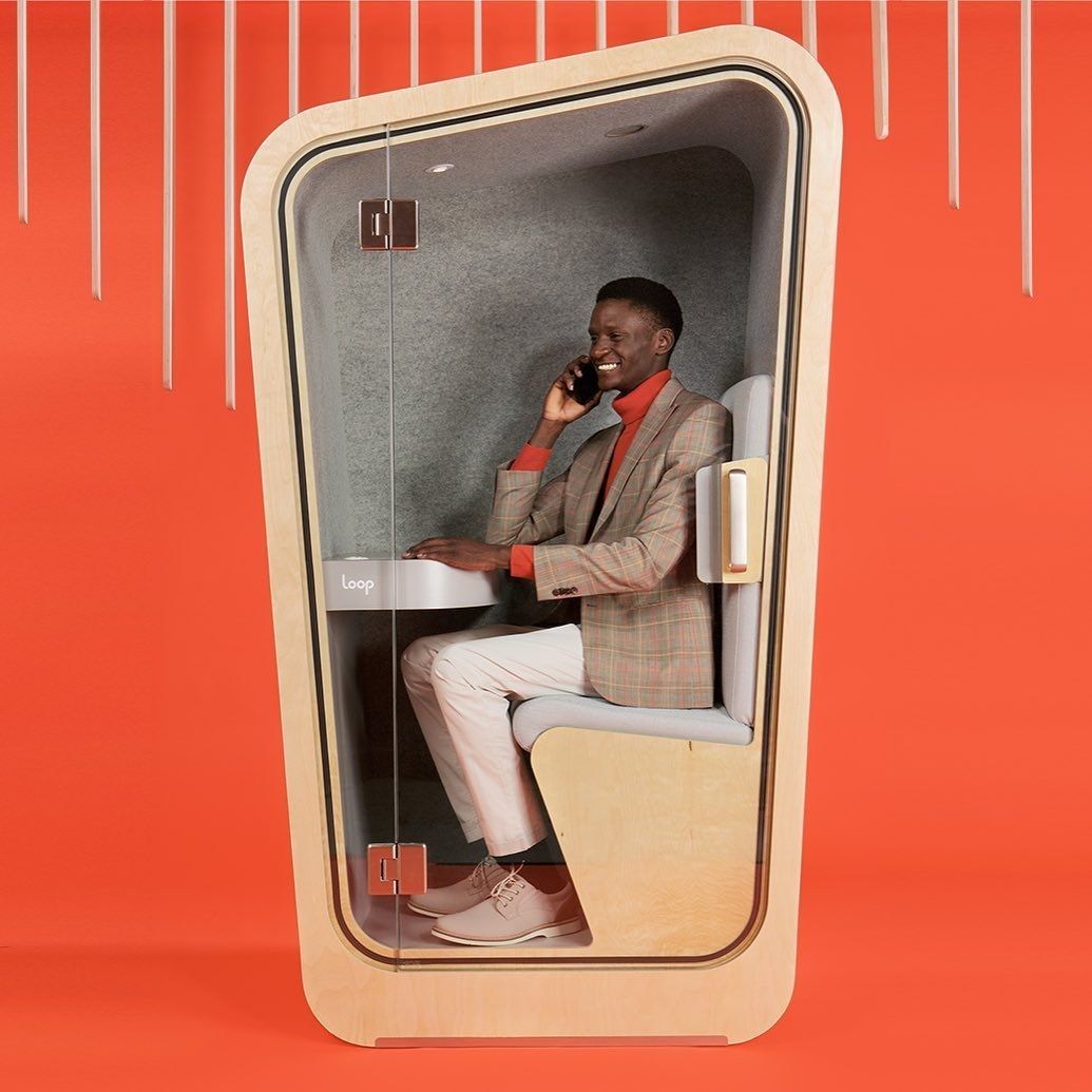 SOLO Office booth By Loop Phone Booths | design Onetwosix
