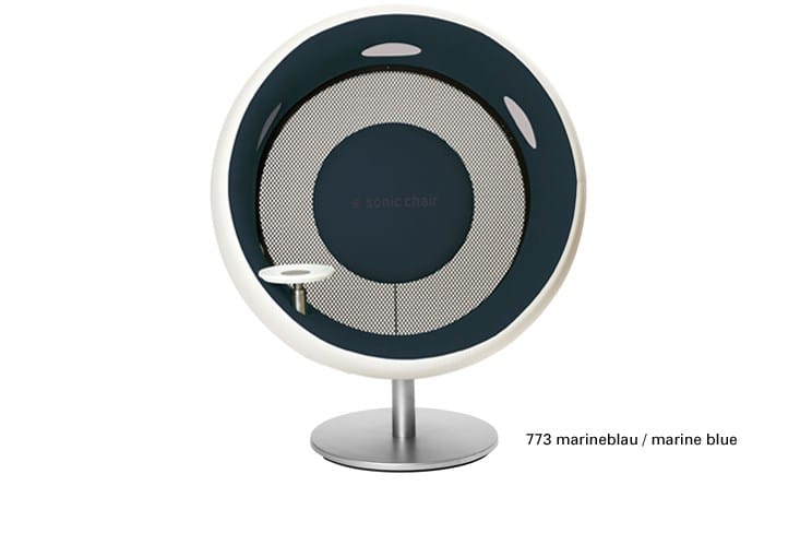 Acoustic armchair with iMac / touchscreen SONIC CHAIR By sonic chair ...