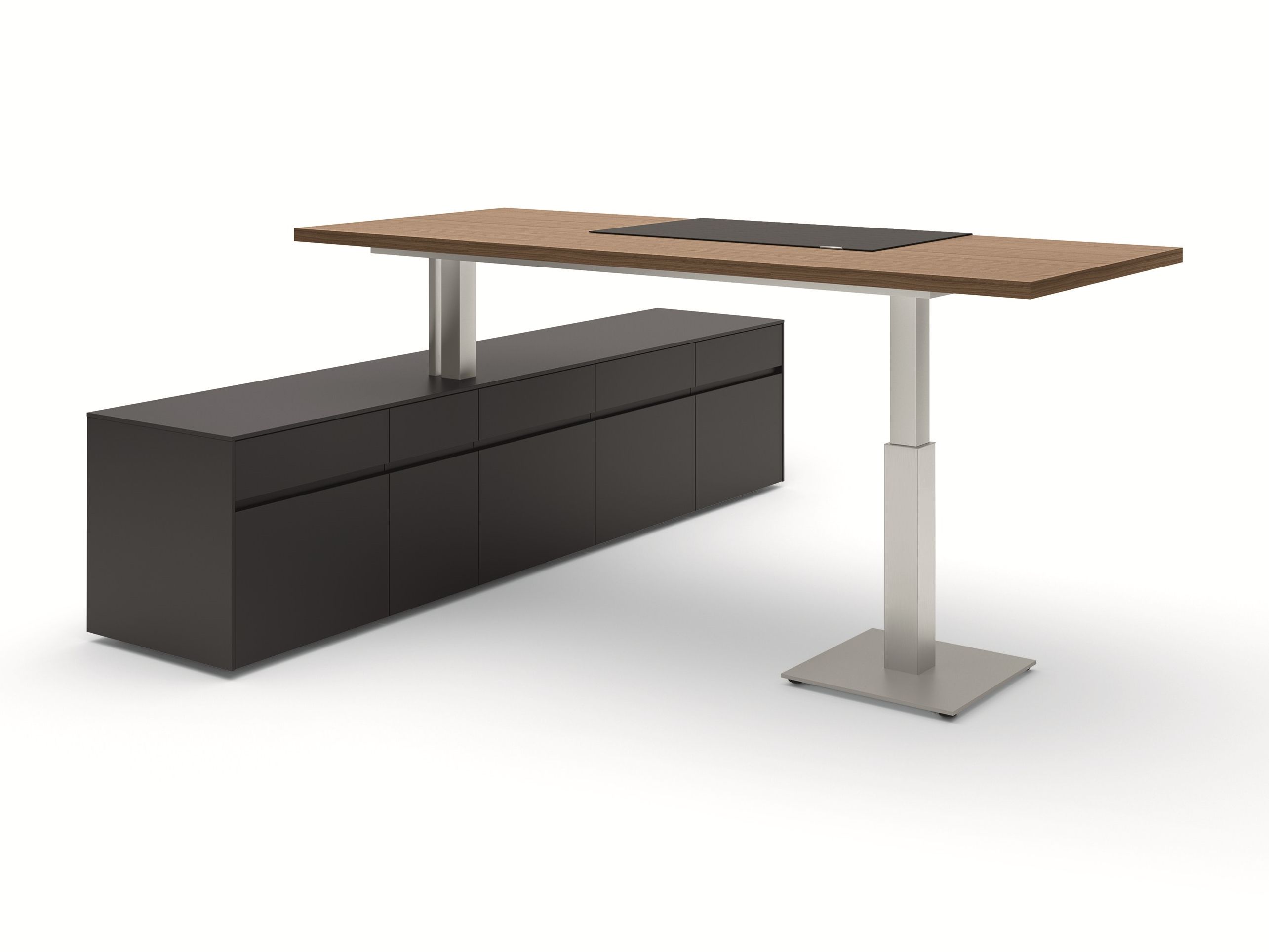 SONO Rectangular wooden executive desk By RENZ | design Justus Kolberg