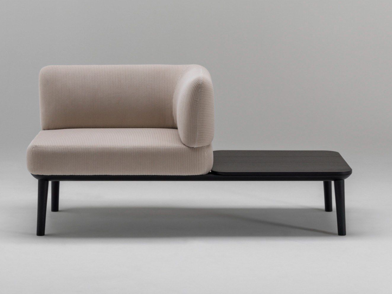 SOU Fabric armchair with integrated coffee table By Offecct | design ...