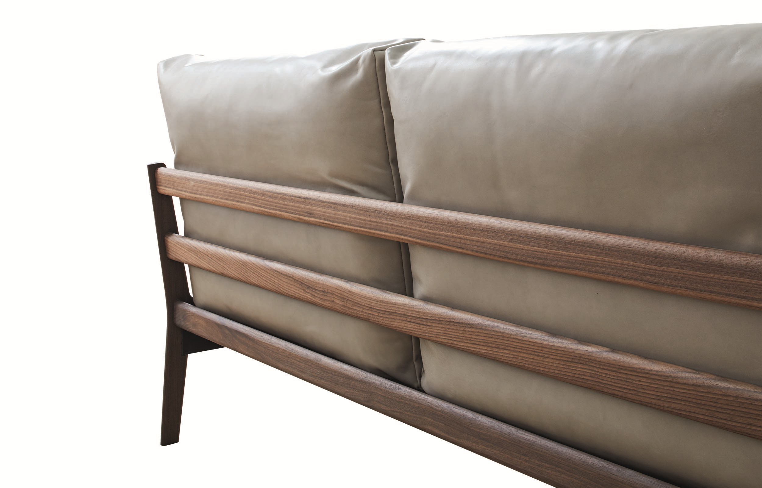 SOVA Solid wood double bed with upholstered headboard By MORE | design ...