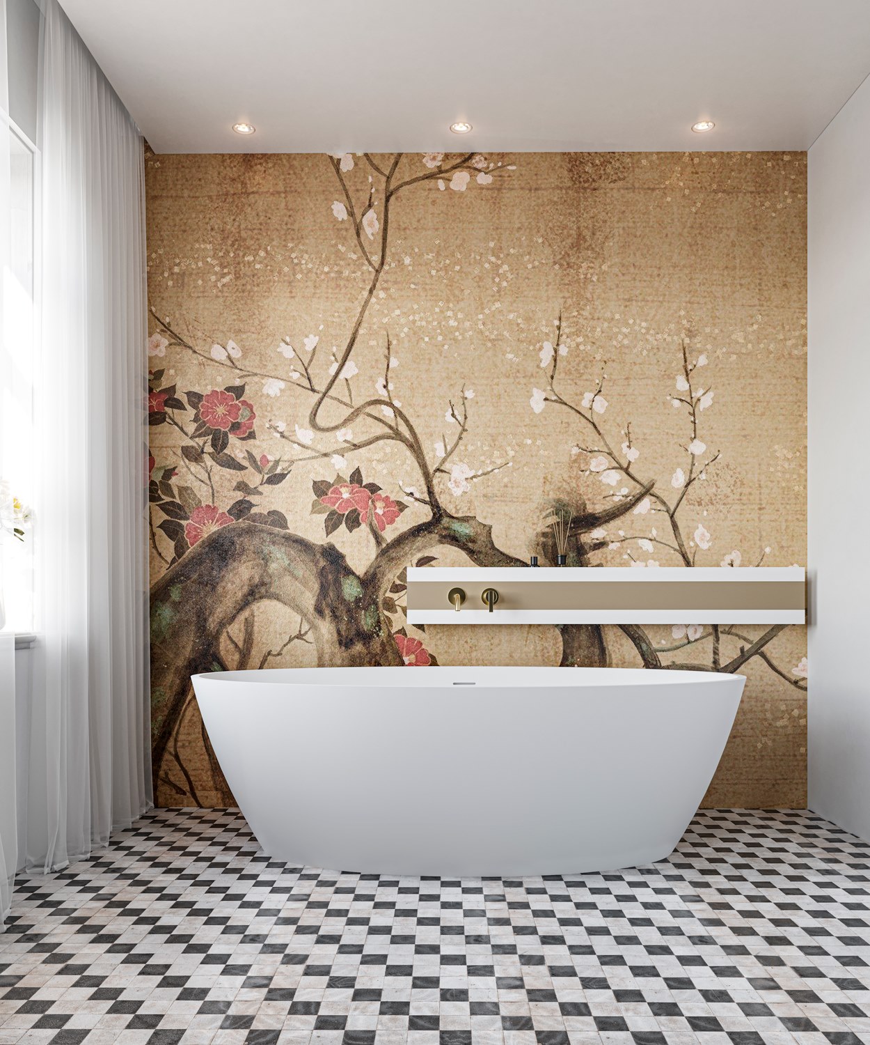 SPACE Vasca da bagno centro stanza ovale By Hidrobox