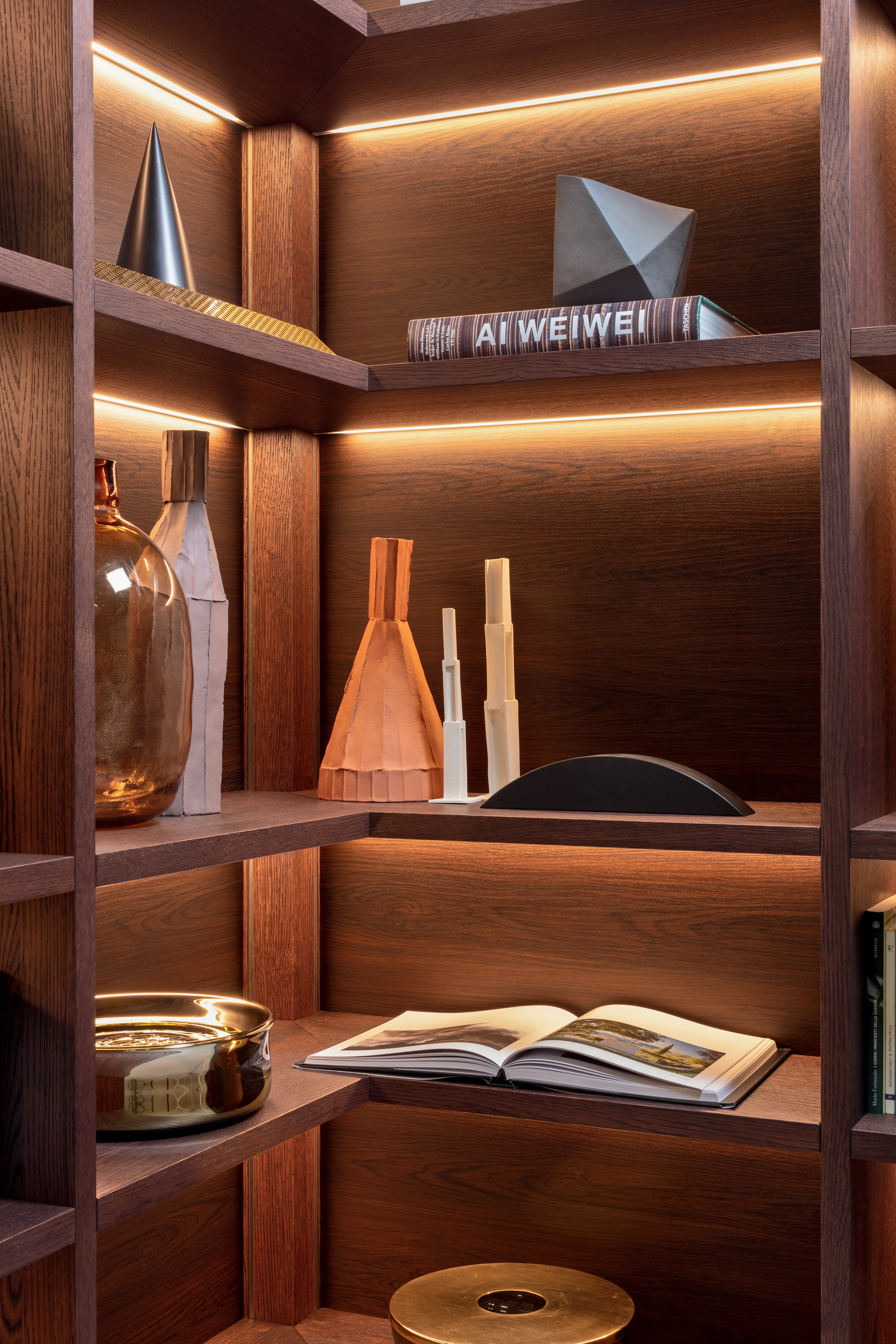 SPAZIOTECA | Corner bookcase Bookcases Collection By PIANCA