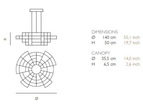 SPECTRE Pendant lamp By Quasar