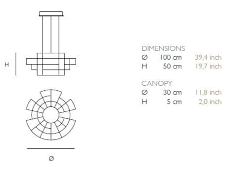SPECTRE Pendant lamp By Quasar